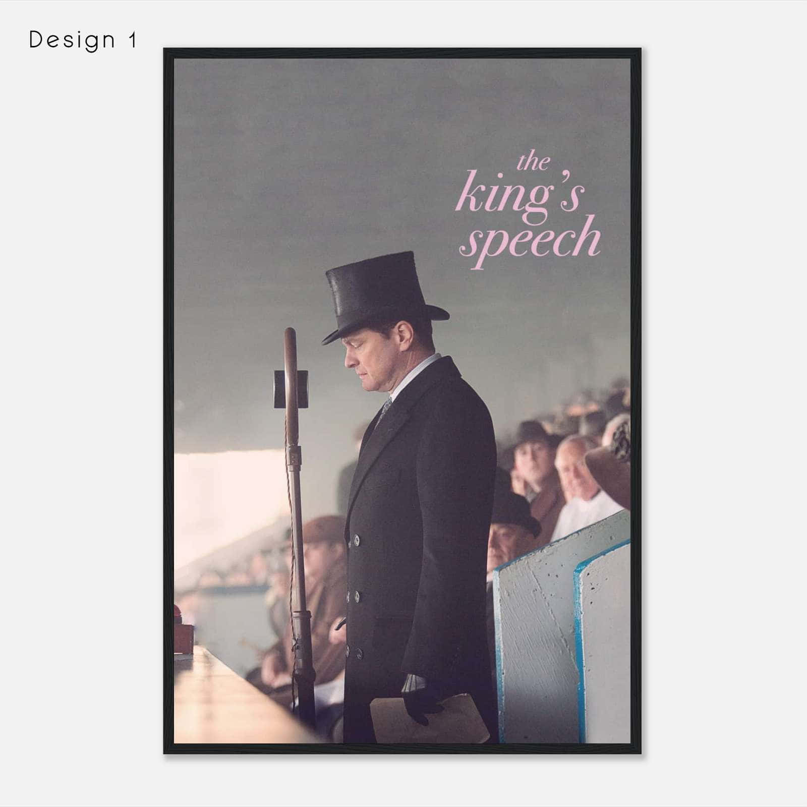 The King's Speech (2010) Movie Poster Print - Citiesbox