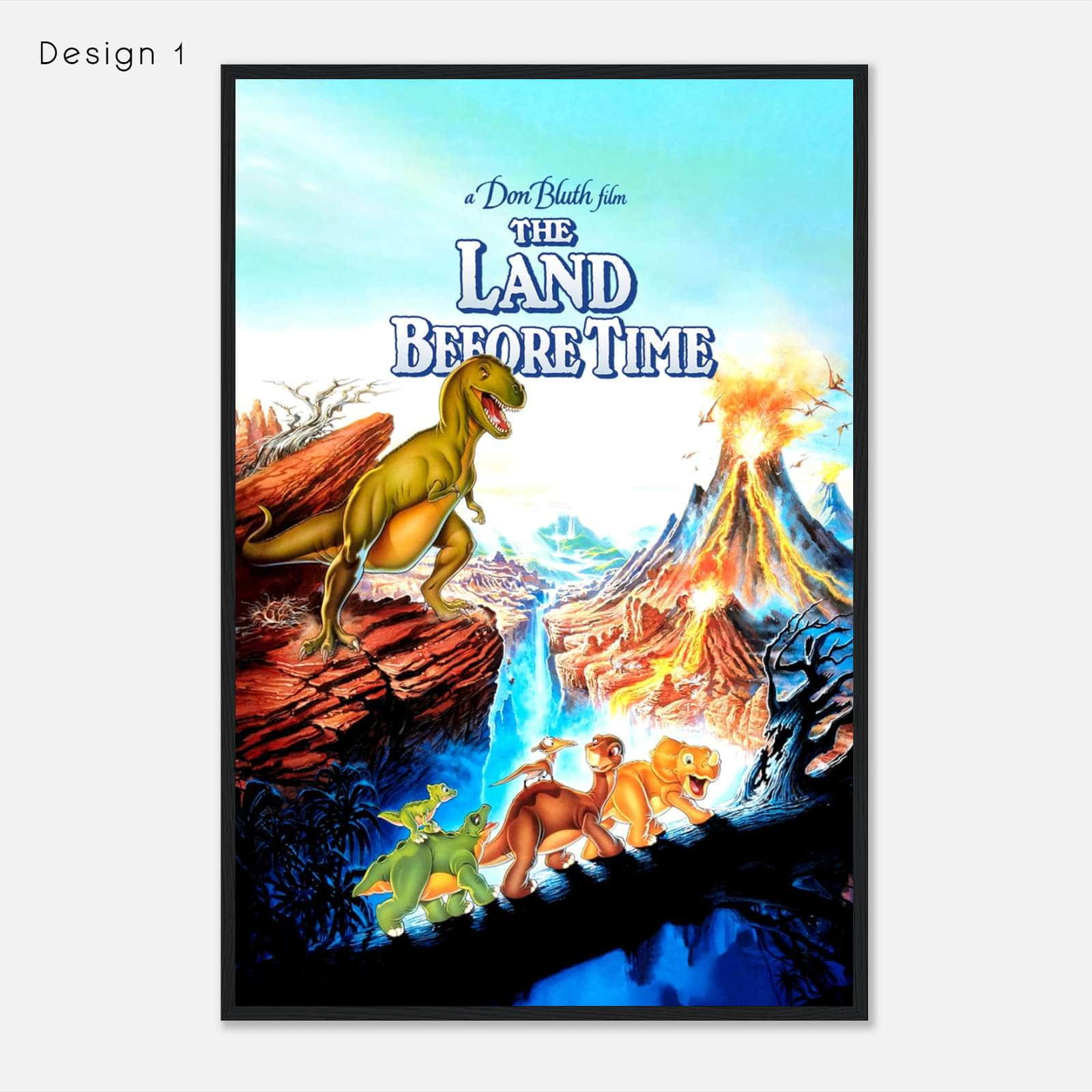 The Land Before Time (1988) Movie Poster Print - Citiesbox