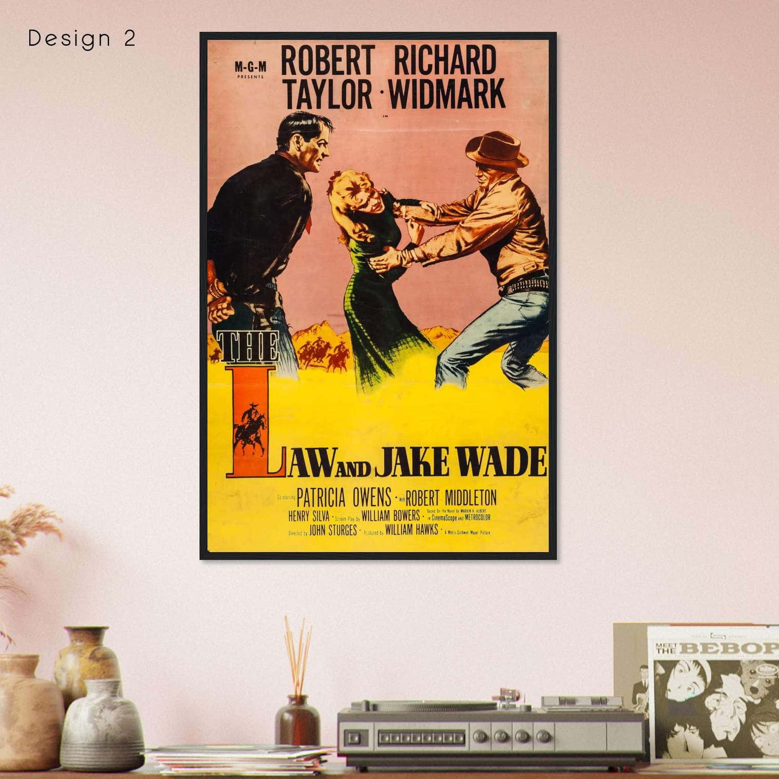 The Law and Jake Wade (1958) Movie Poster Print - Citiesbox