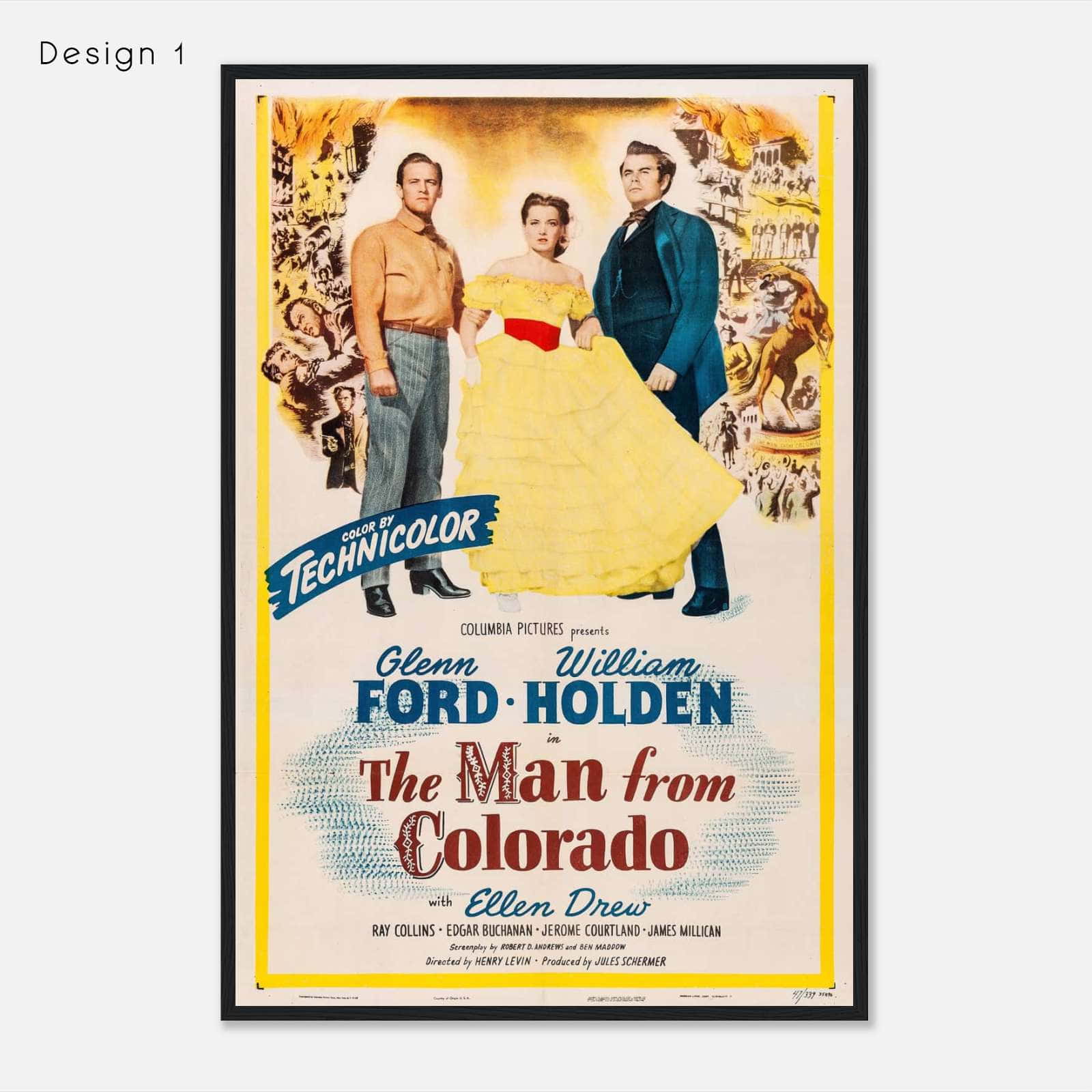The Man from Colorado (1948) Movie Poster Print - Citiesbox