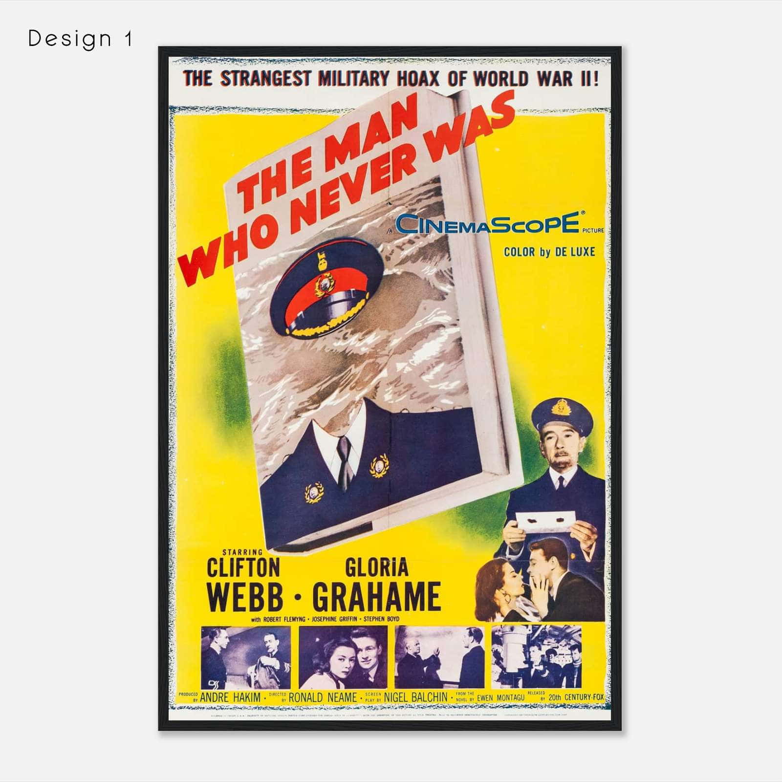 The Man Who Never Was (1956) Movie Poster Print - Citiesbox