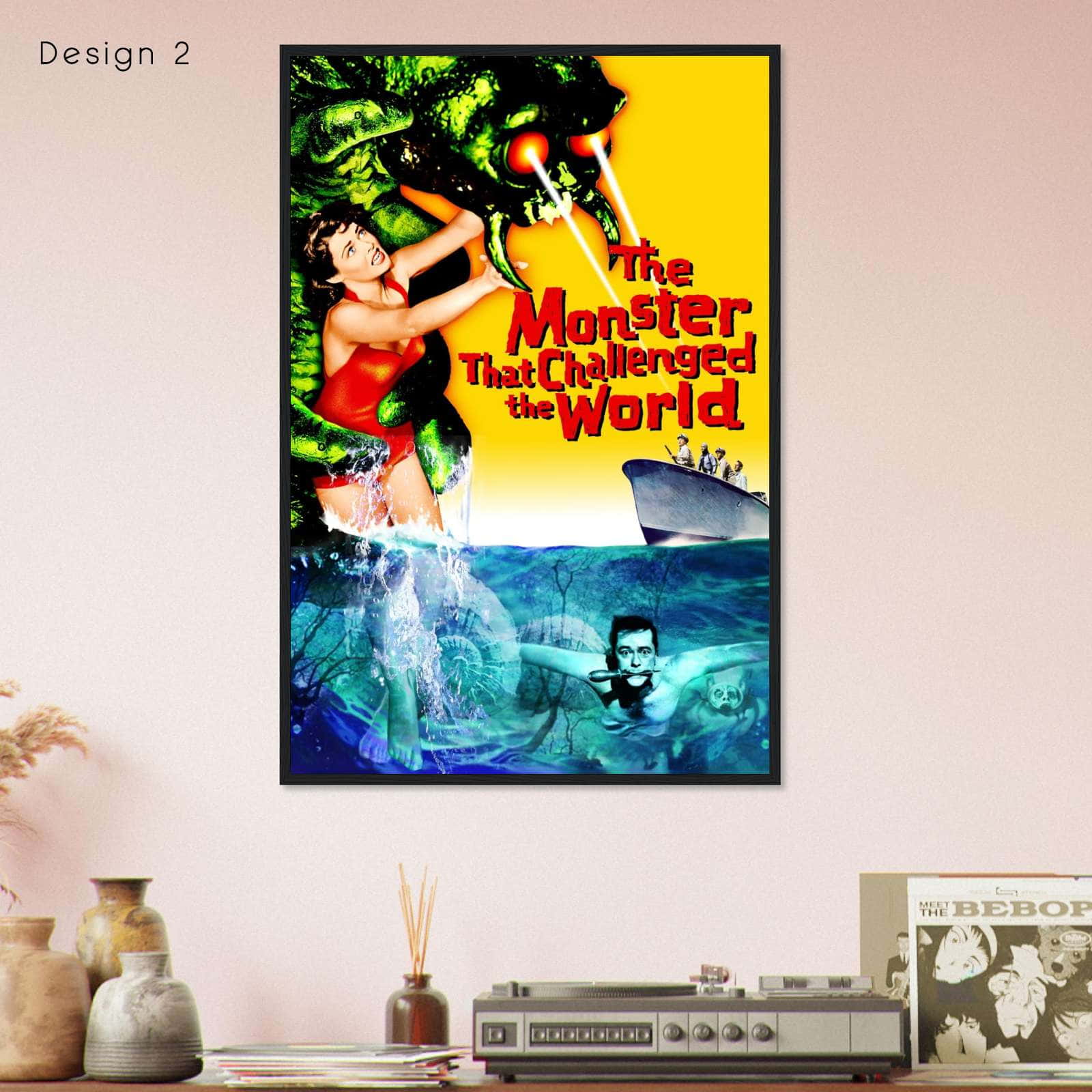 The Monster That Challenged the World (1957) Movie Poster Print - Citiesbox