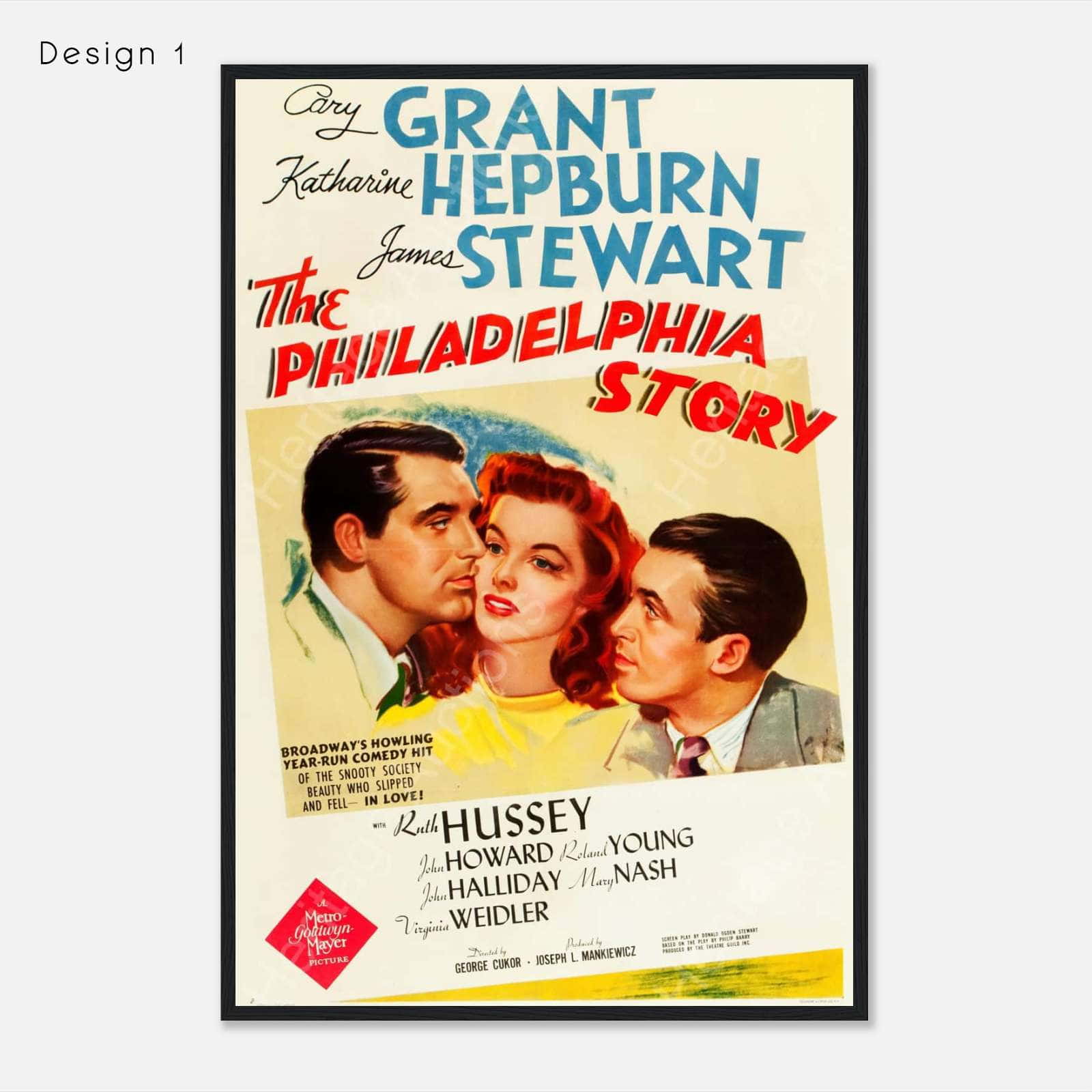 The Philadelphia Story (1940) Movie Poster Print - Citiesbox