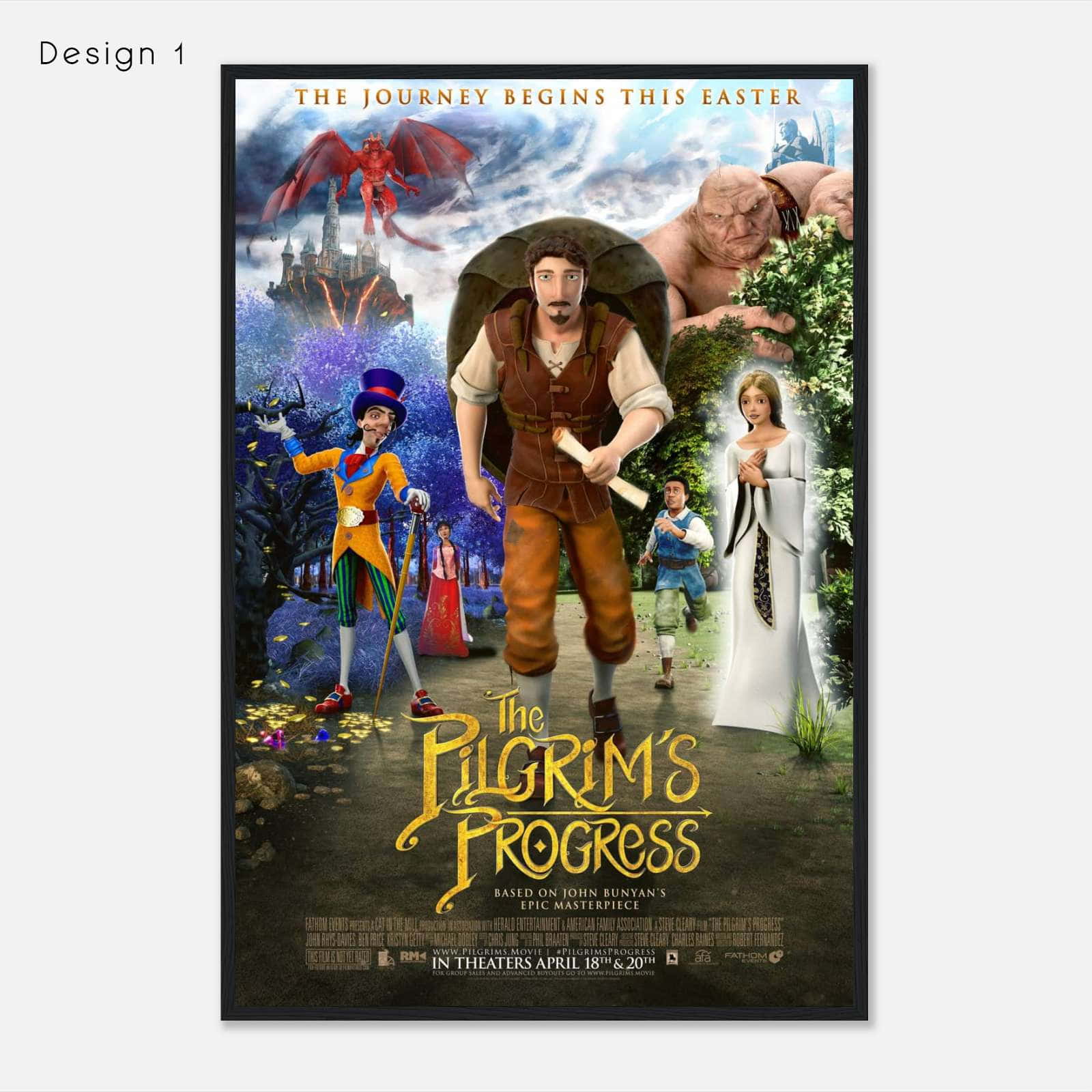 The Pilgrim's Progress (2019) Movie Poster Print - Citiesbox