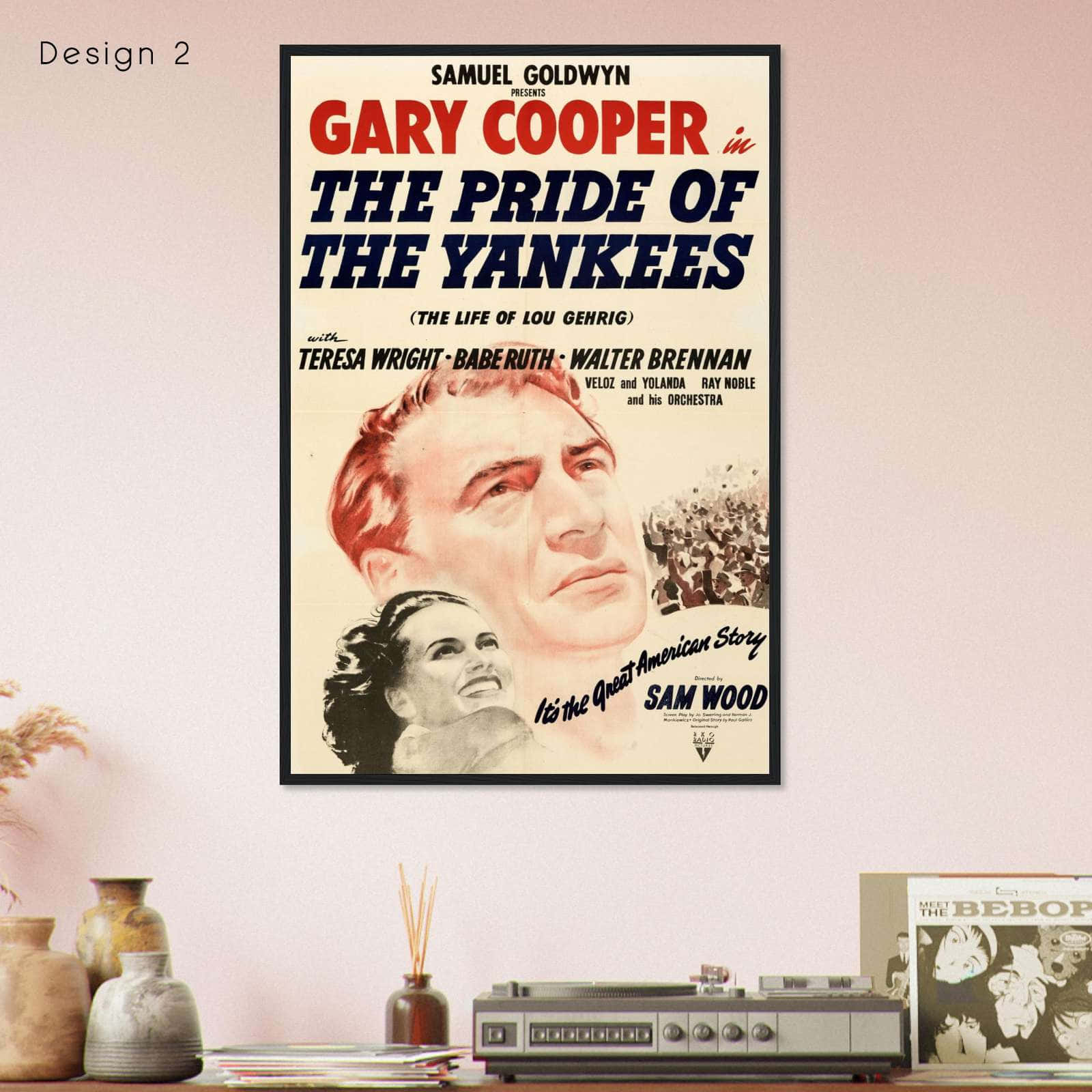 The Pride of the Yankees (1942) Movie Poster Print - Citiesbox