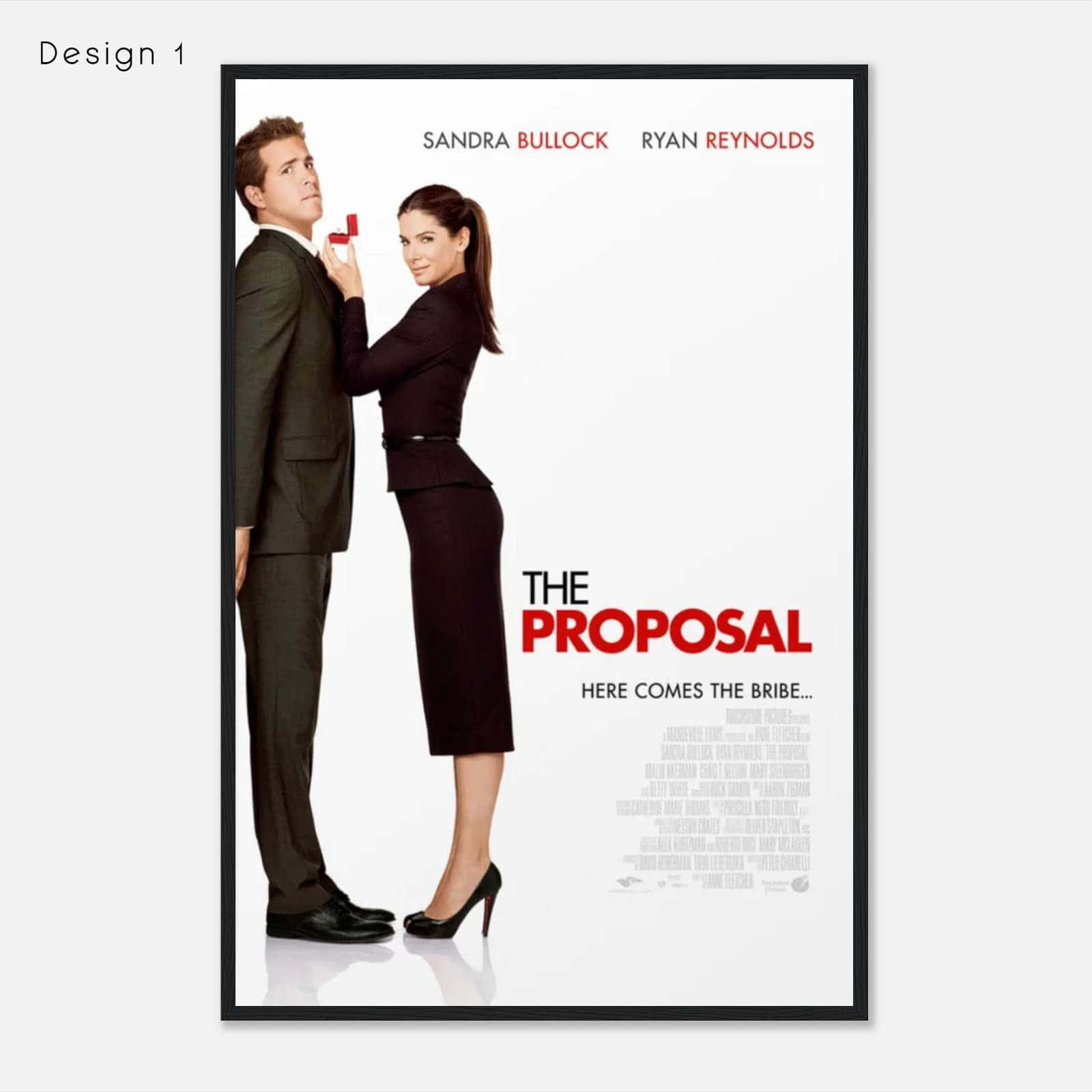 The Proposal (2009) Movie Poster Print - Citiesbox