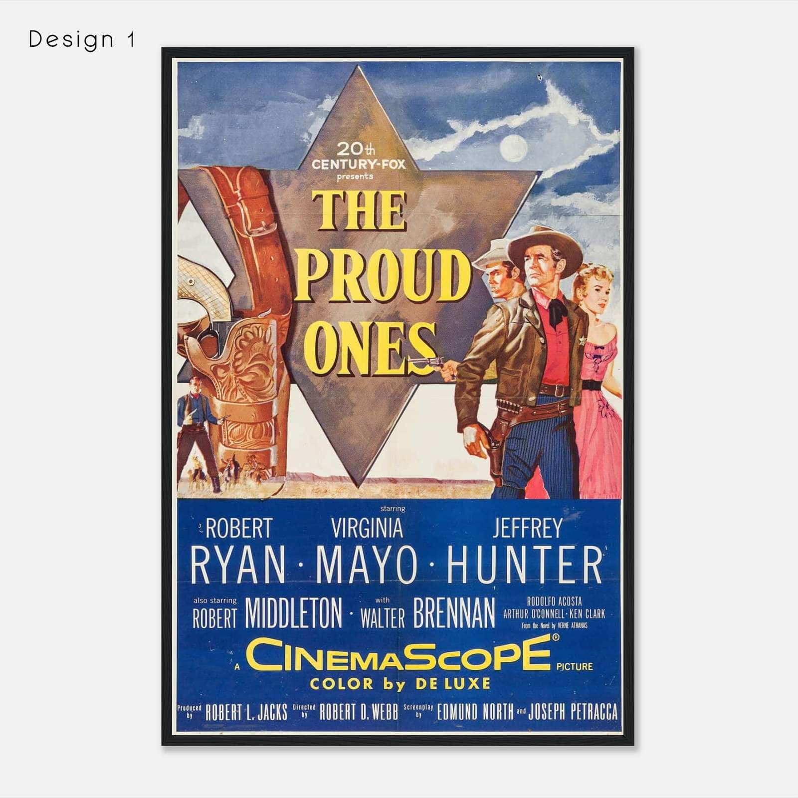 The Proud Ones (1956) Movie Poster Print - Citiesbox