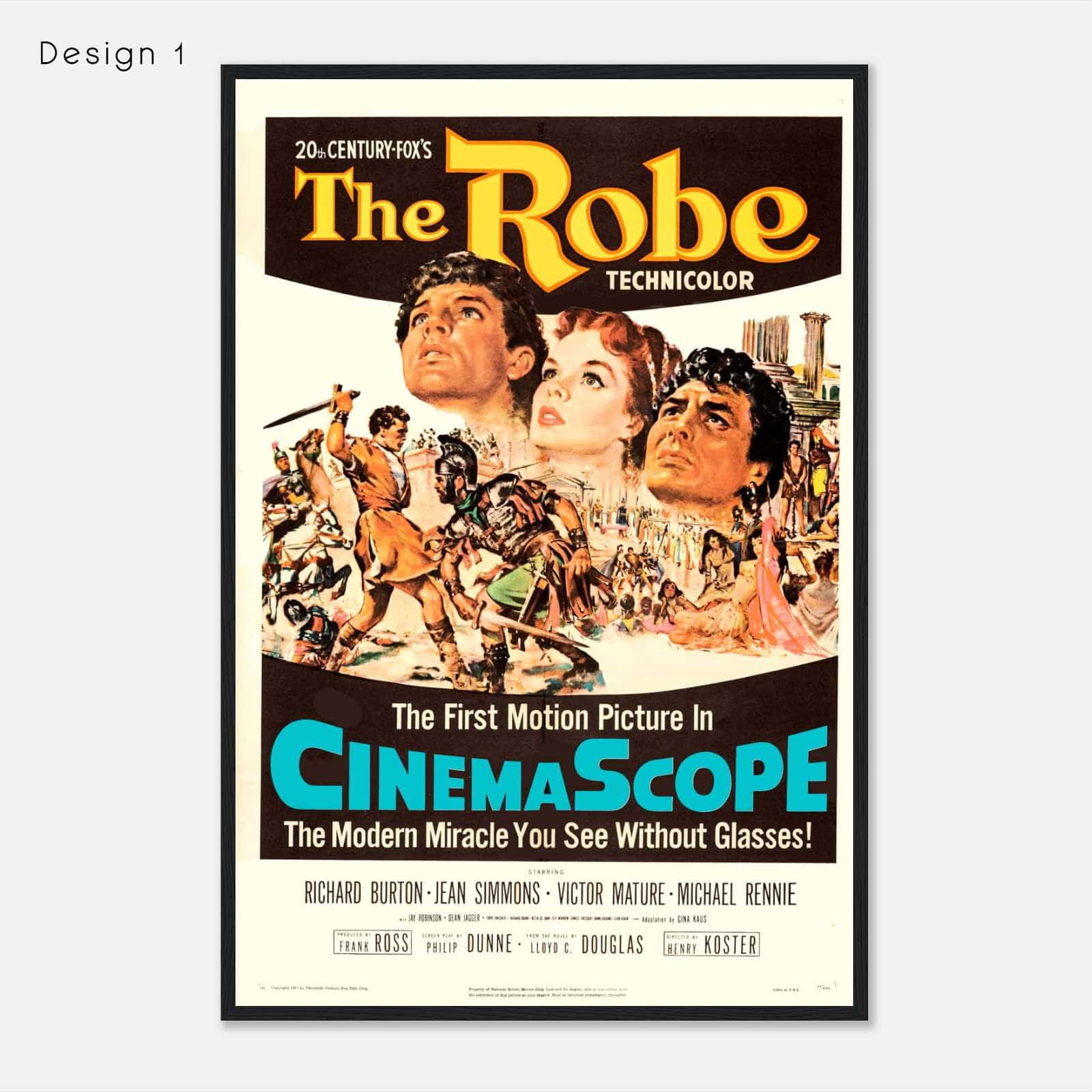 The Robe (1953) Movie Poster Print - Citiesbox
