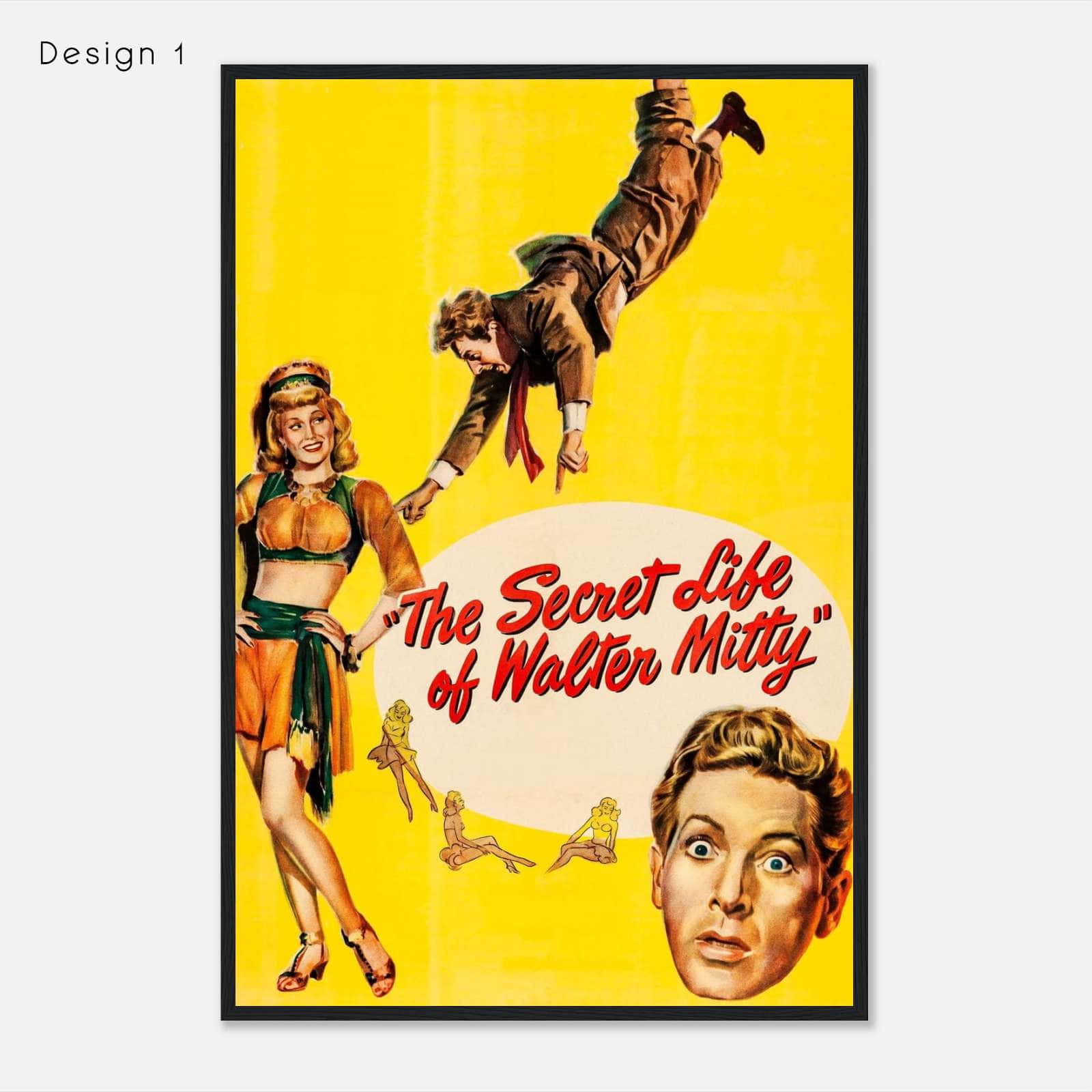 The Secret Life of Walter Mitty (1947) Movie Poster Print - Citiesbox