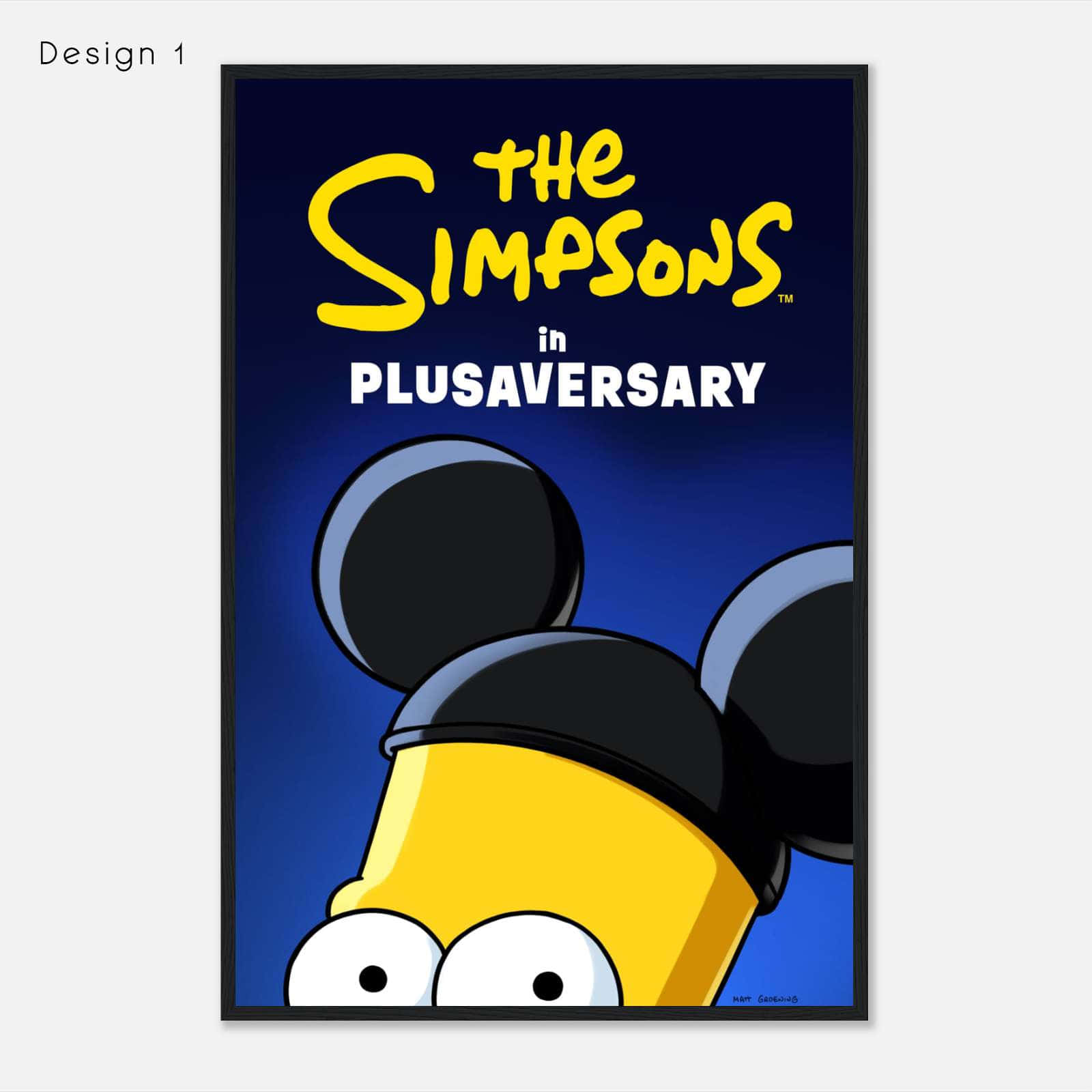 The Simpsons in Plusaversary (2021) Movie Poster Print - Citiesbox