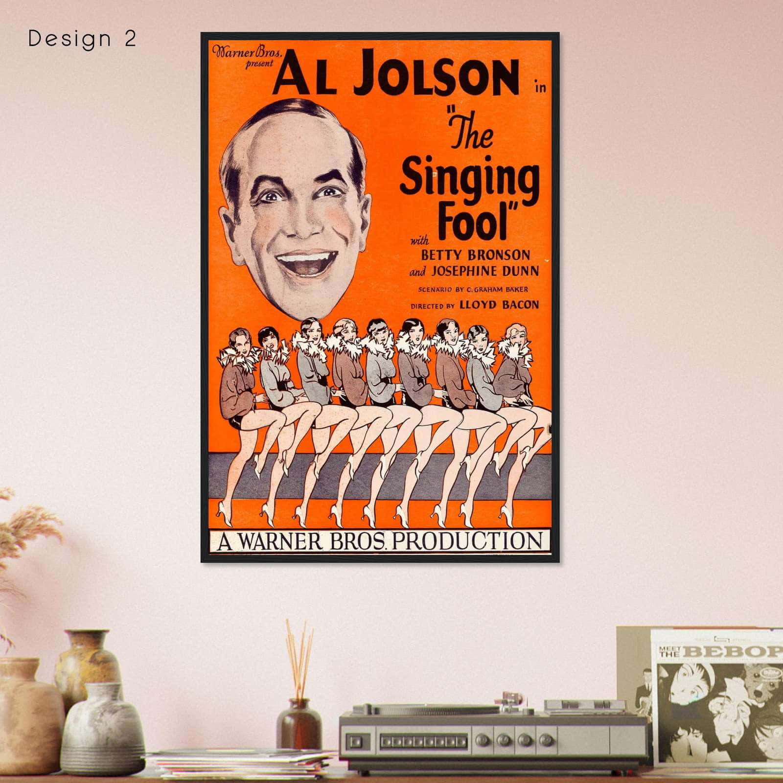 The Singing Fool (1928) Movie Poster Print - Citiesbox