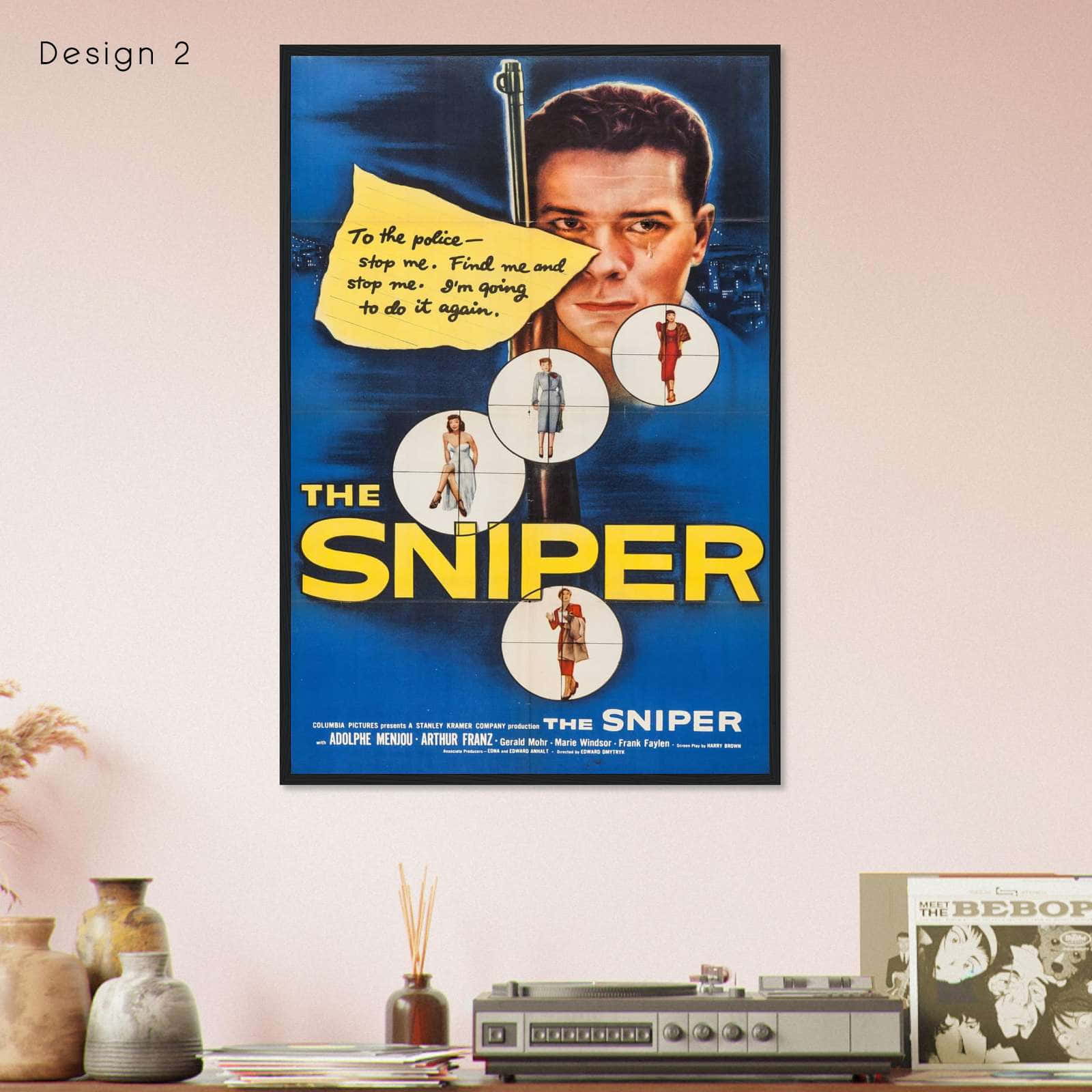 The Sniper (1952) Movie Poster Print - Citiesbox