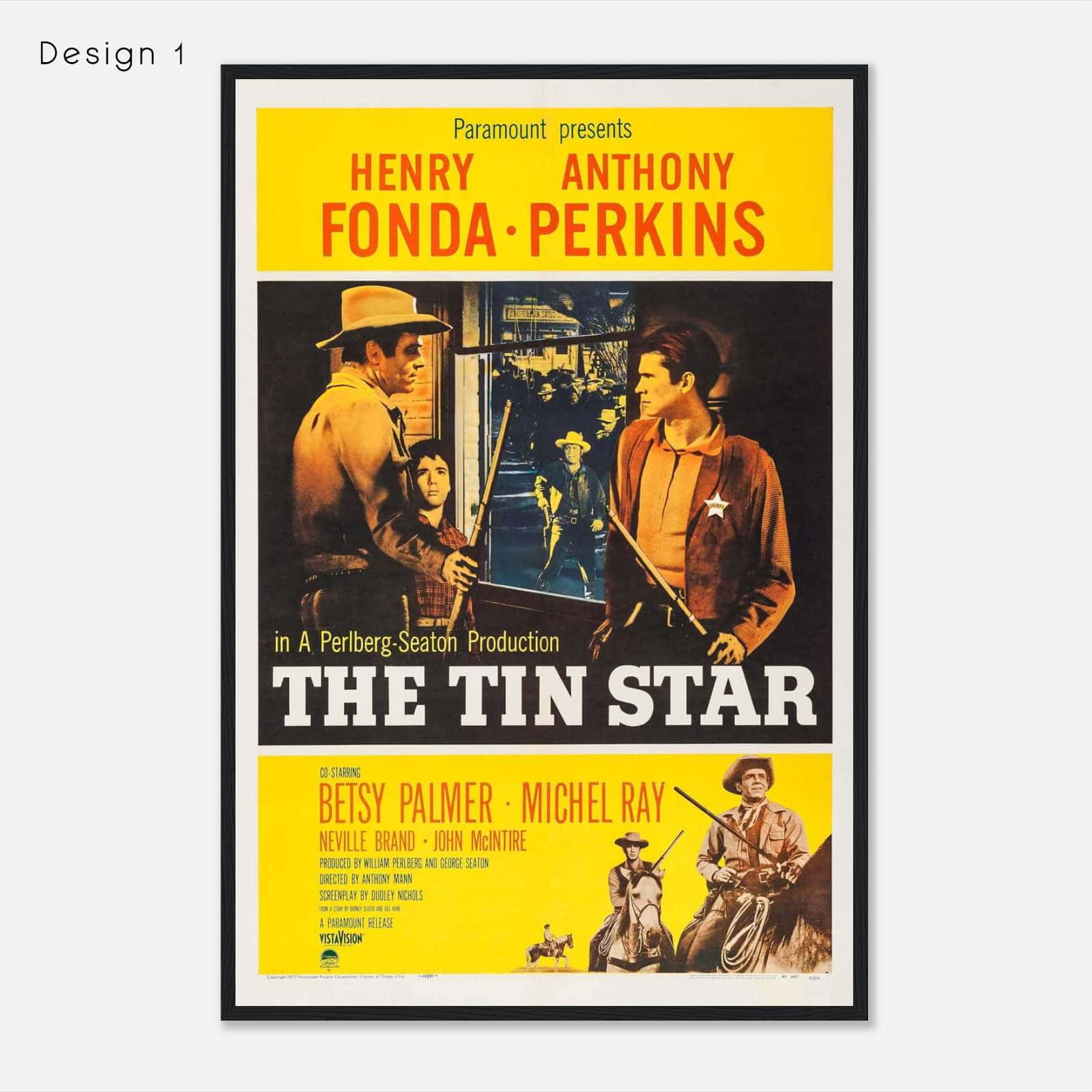 The Tin Star (1957) Movie Poster Print - Citiesbox
