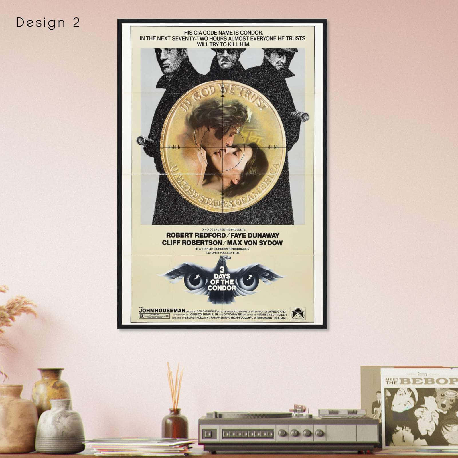 Three Days of the Condor (1975) Movie Poster Print - Citiesbox