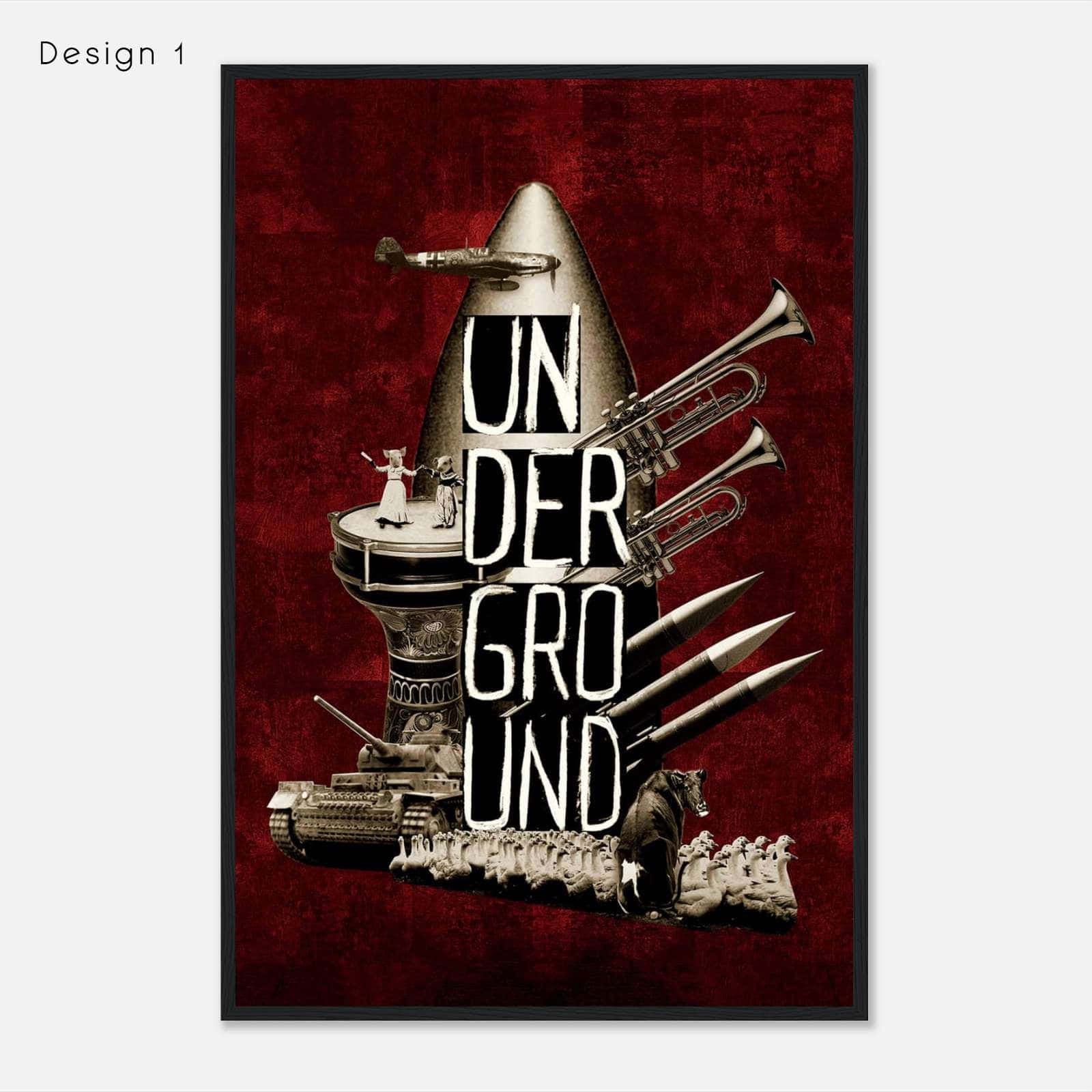 Underground (1995) Movie Poster Print - Citiesbox
