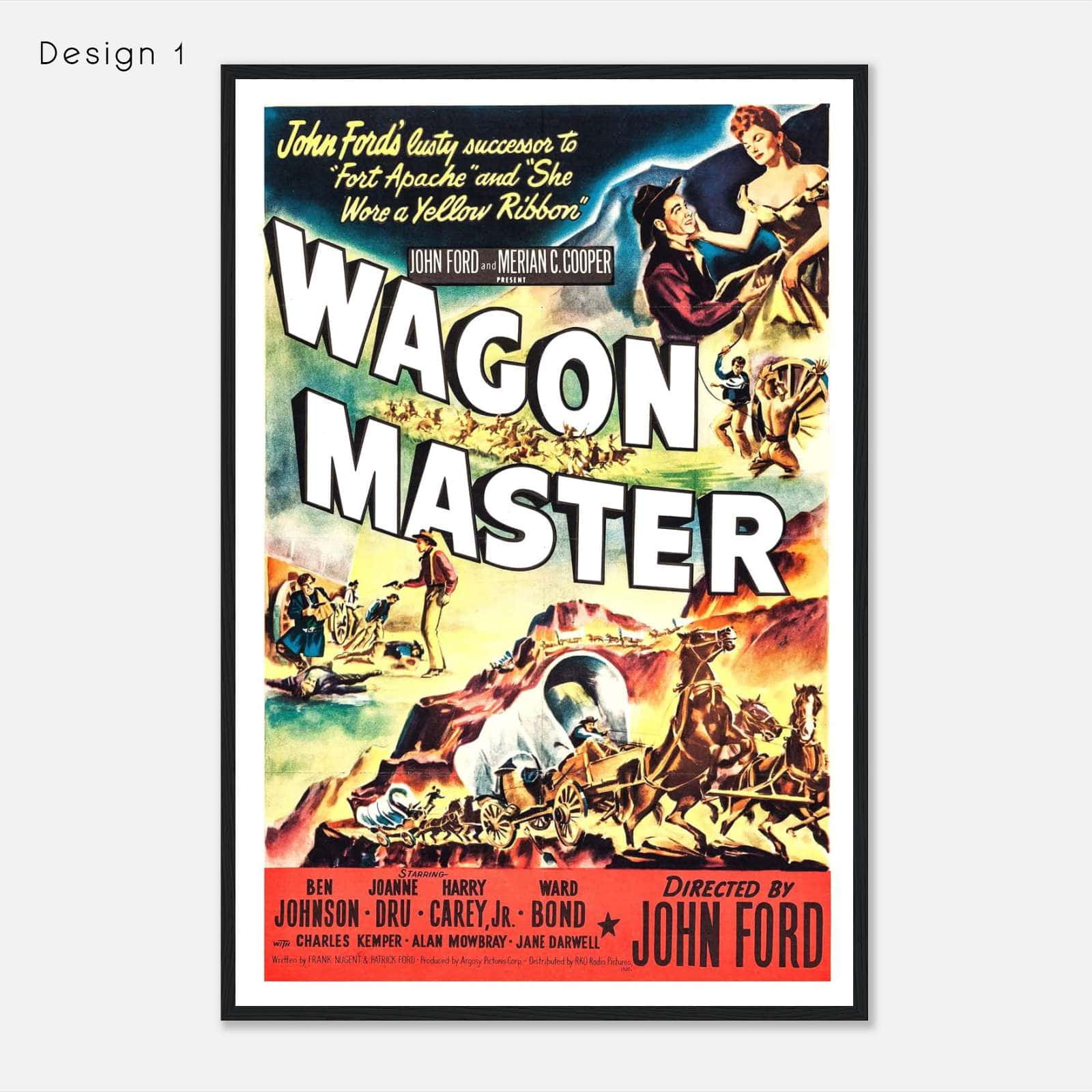 Wagon Master (1950) Movie Poster Print - Citiesbox