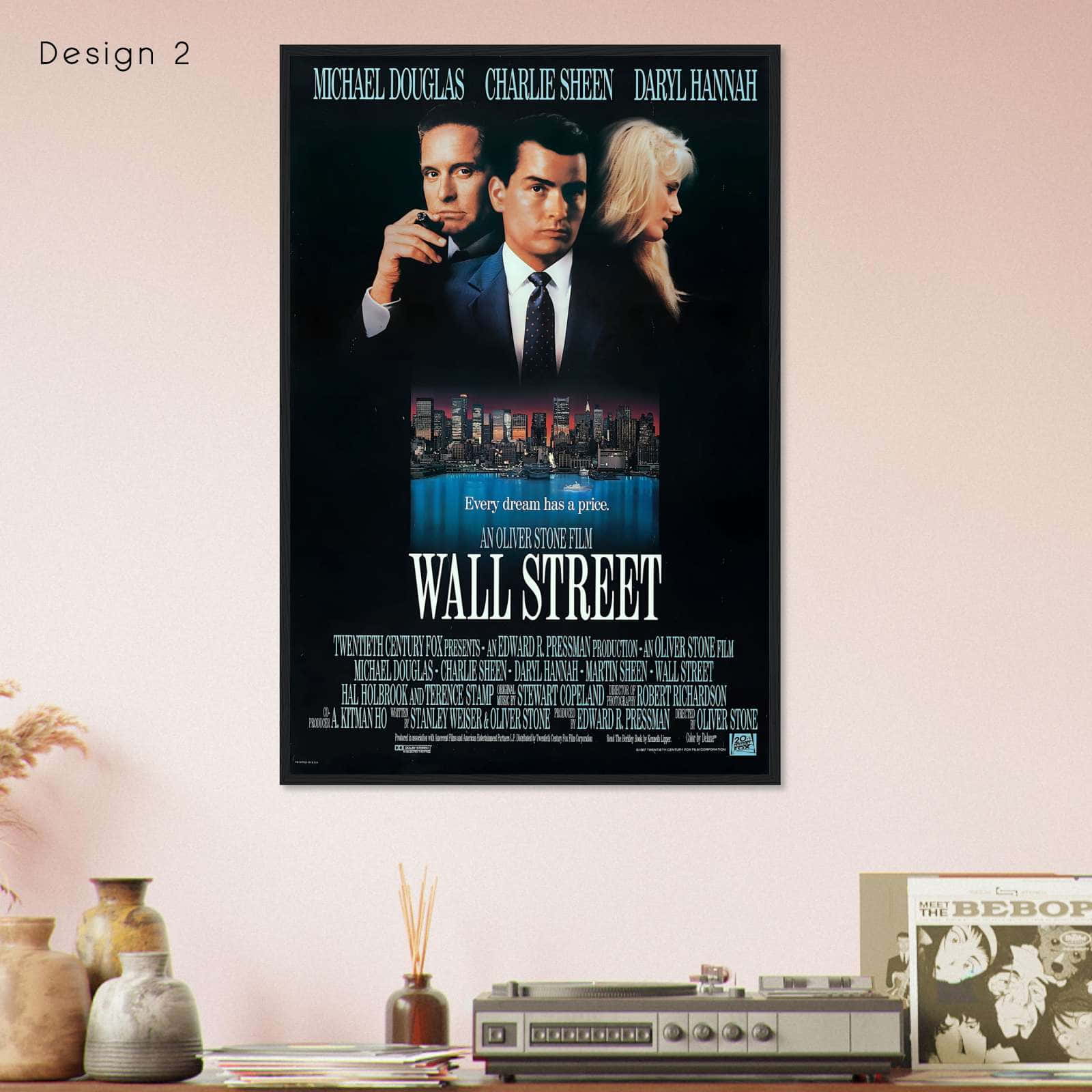 Wall Street (1987) Movie Poster Print - Citiesbox