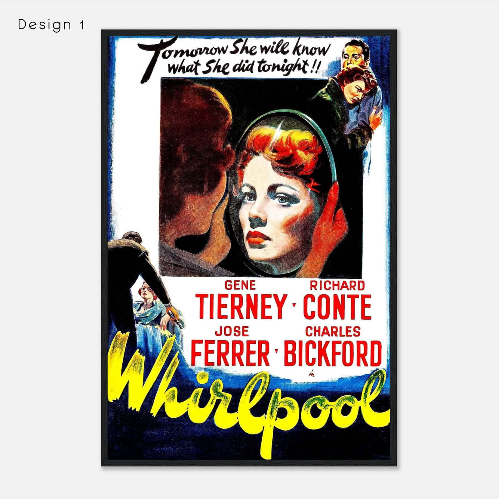 Whirlpool (1950) Movie Poster Print - Citiesbox