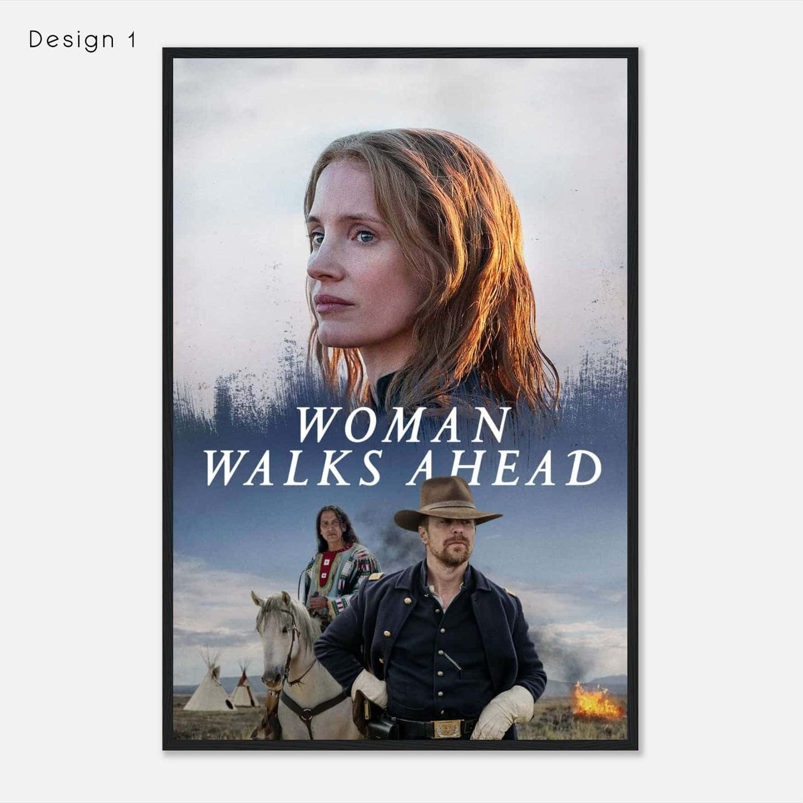 Woman Walks Ahead (2017) Movie Poster Print - Citiesbox