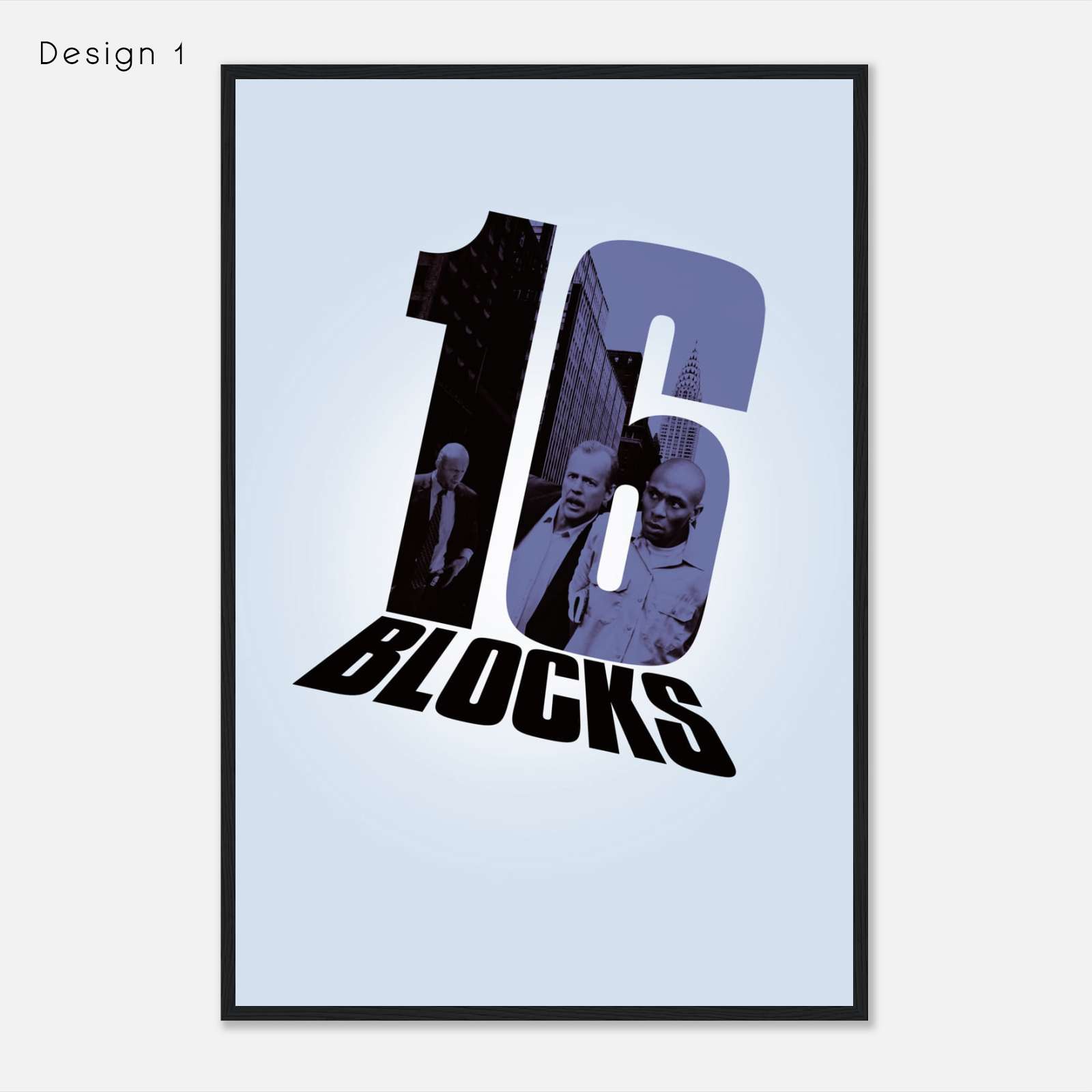 16 Blocks (2006) Movie Poster Print - Citiesbox