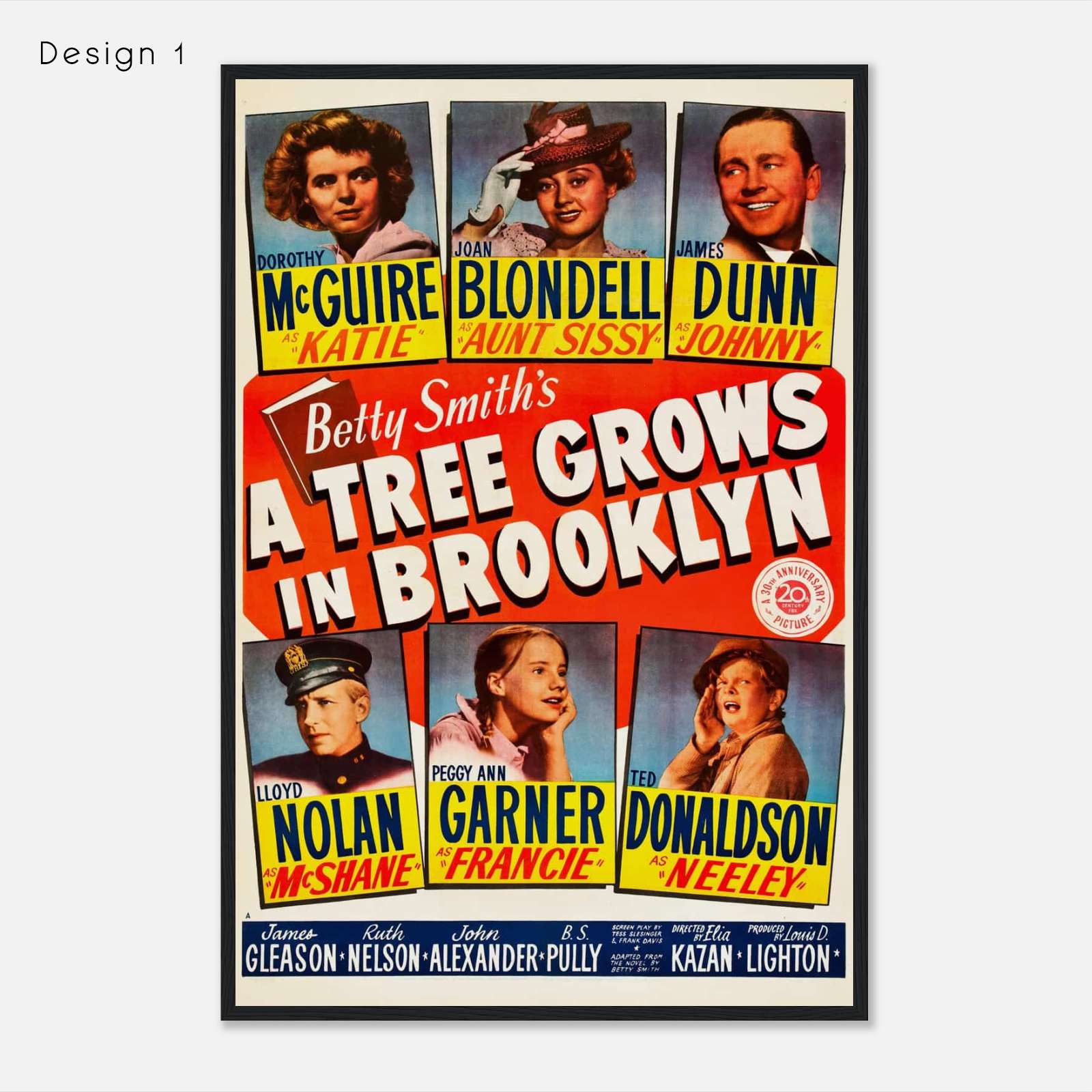 A Tree Grows in Brooklyn (1945) Movie Poster Print - Citiesbox