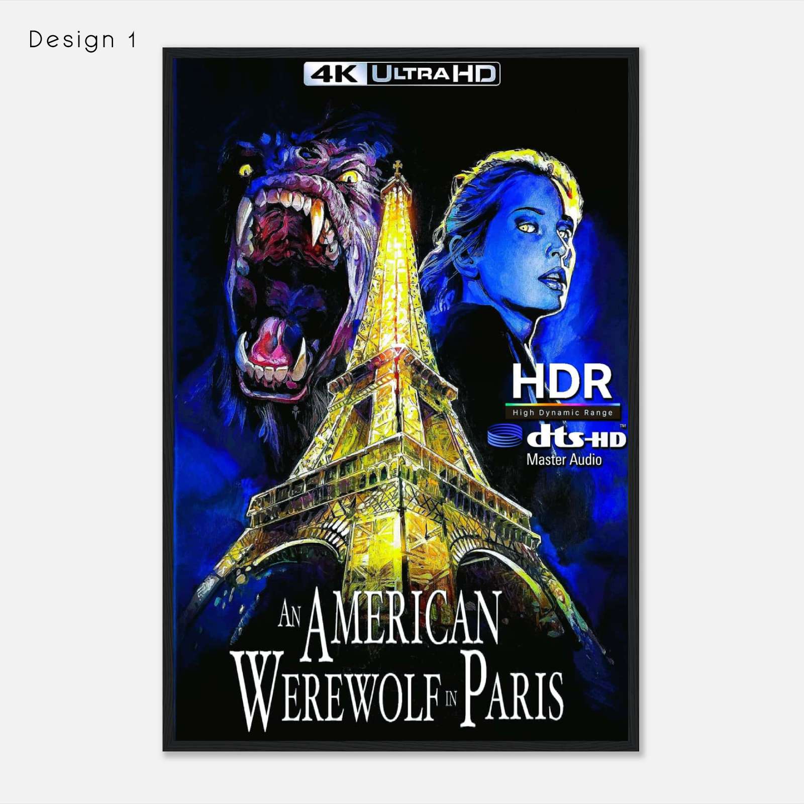 An American Werewolf In Paris 1997 Movie Poster Print Citiesbox
