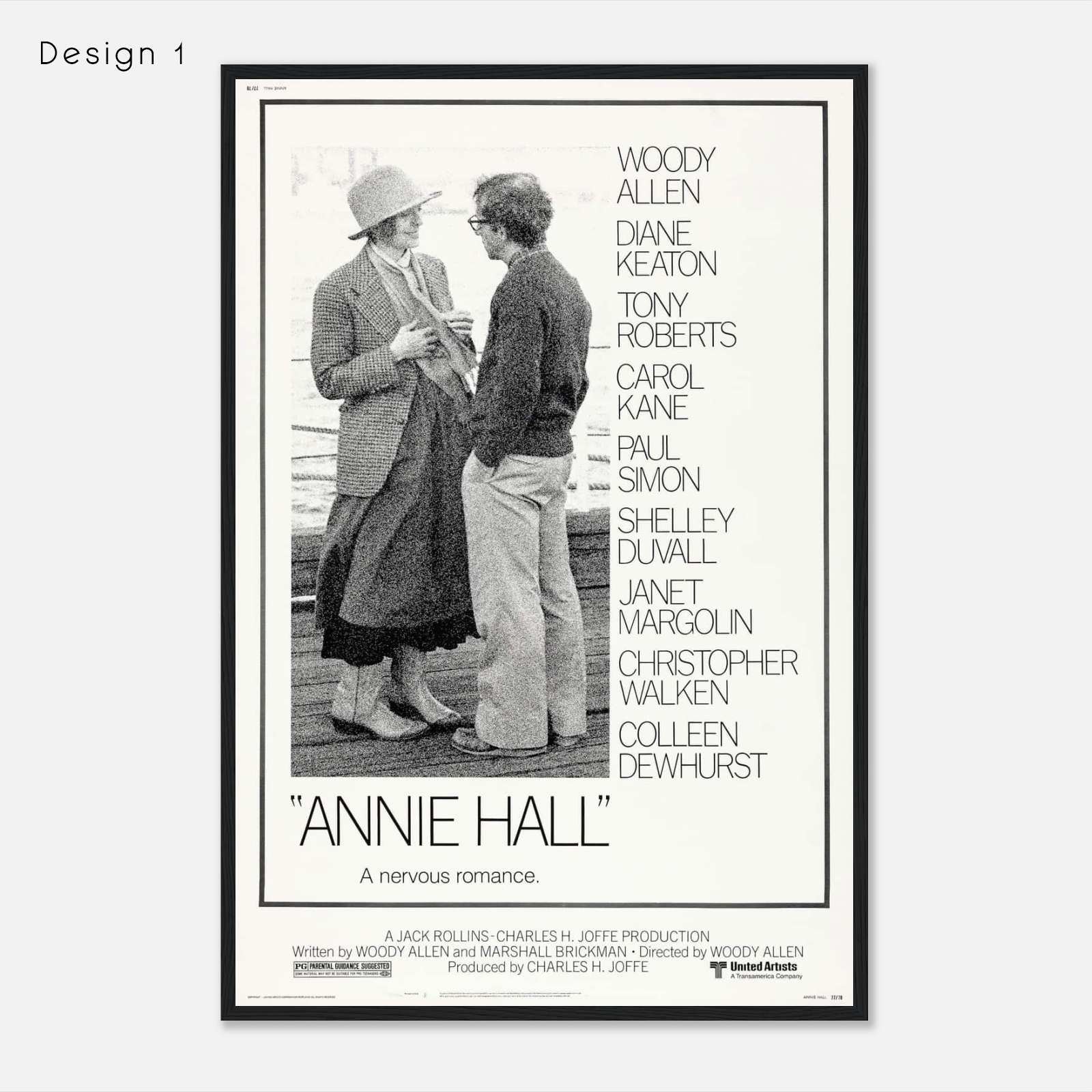 Annie Hall (1977) Movie Poster Print - Citiesbox