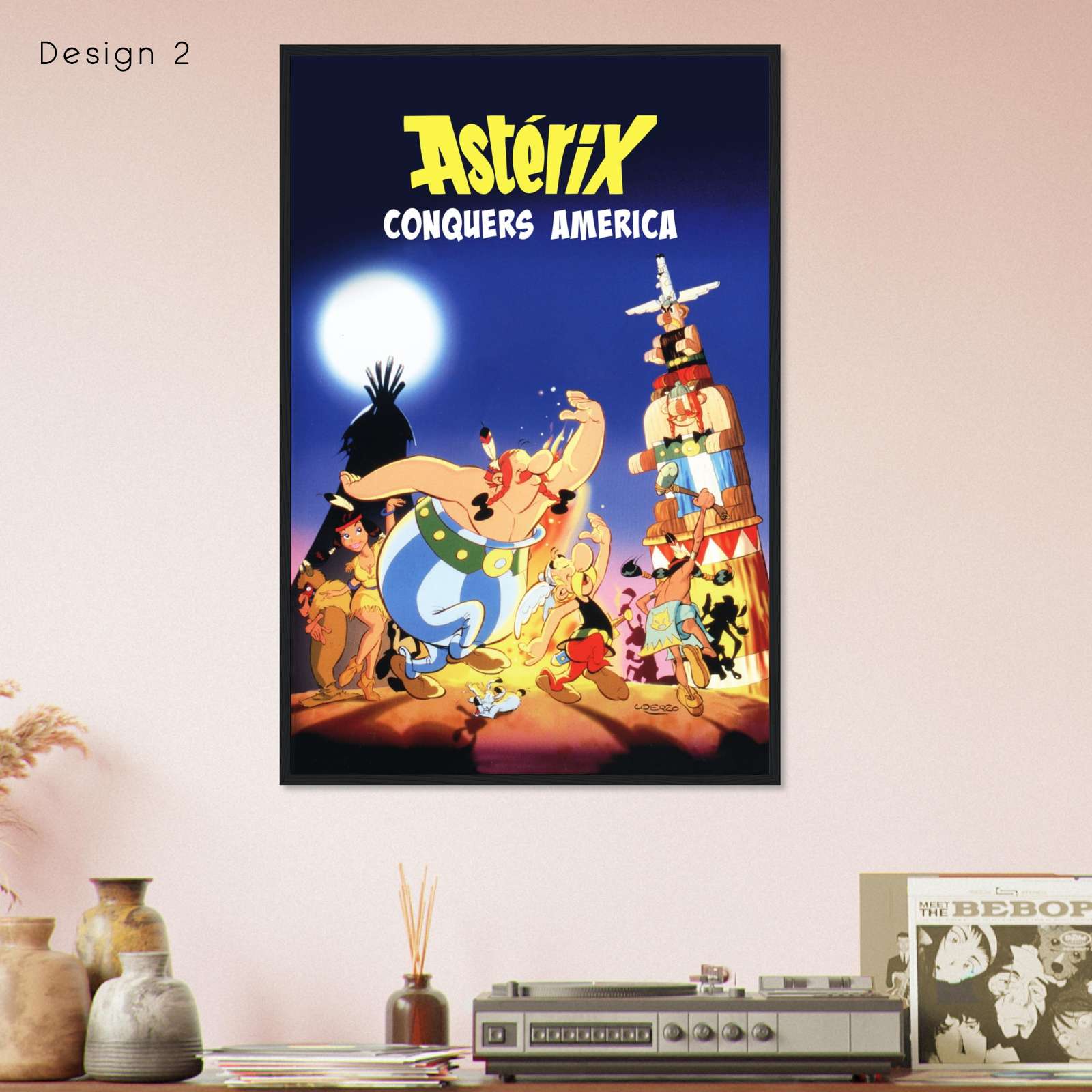 Asterix Conquers America (1994) Movie Poster Print - Citiesbox