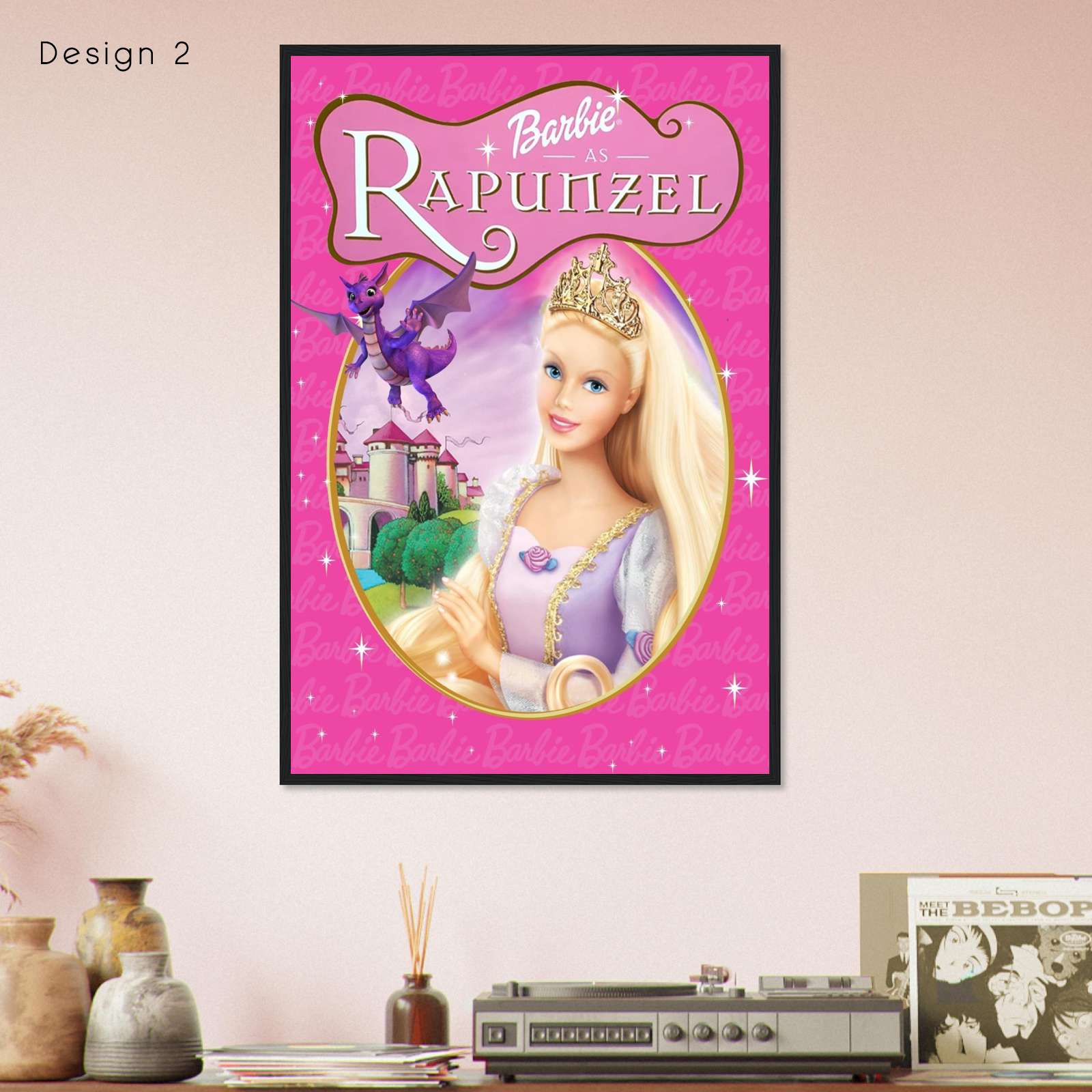 Barbie as Rapunzel (2002) Movie Poster Print - Citiesbox