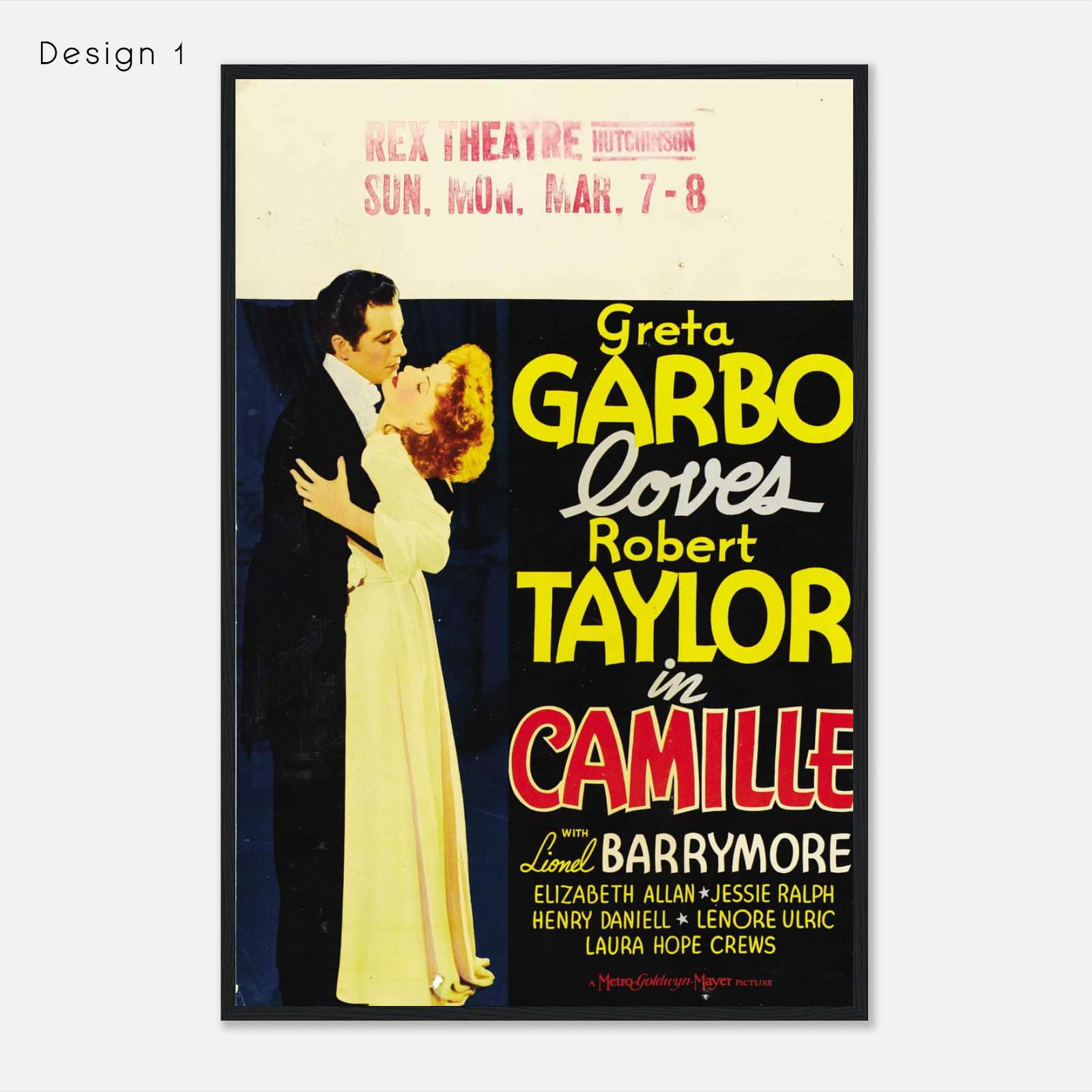 Camille (1936) Movie Poster Print - Citiesbox