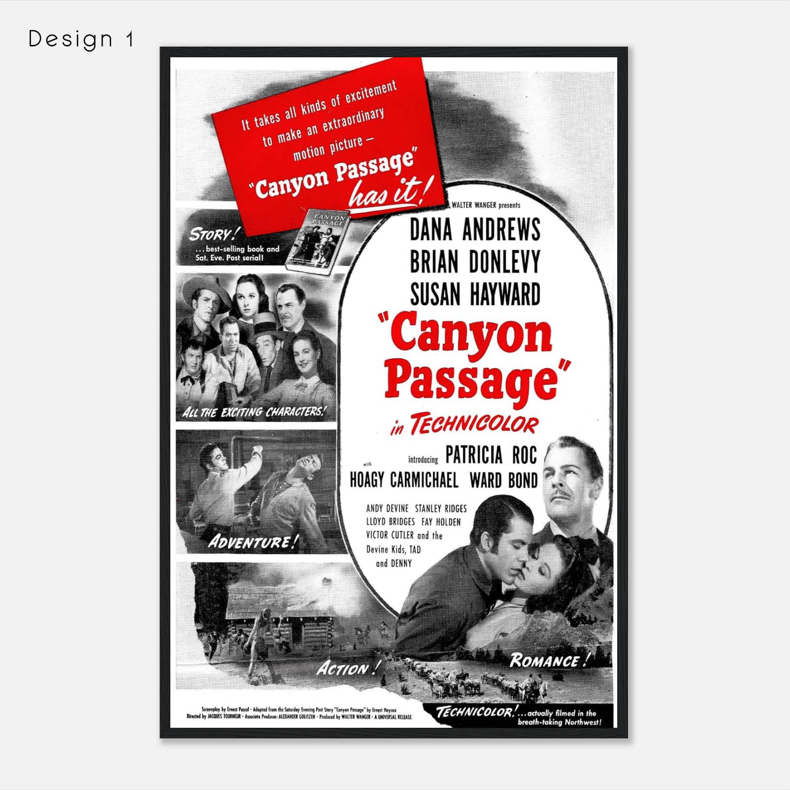 Canyon Passage (1946) Movie Poster Print - Citiesbox