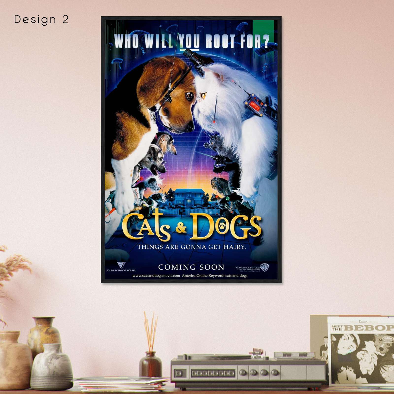 Cats & Dogs (2001) Movie Poster Print - Citiesbox