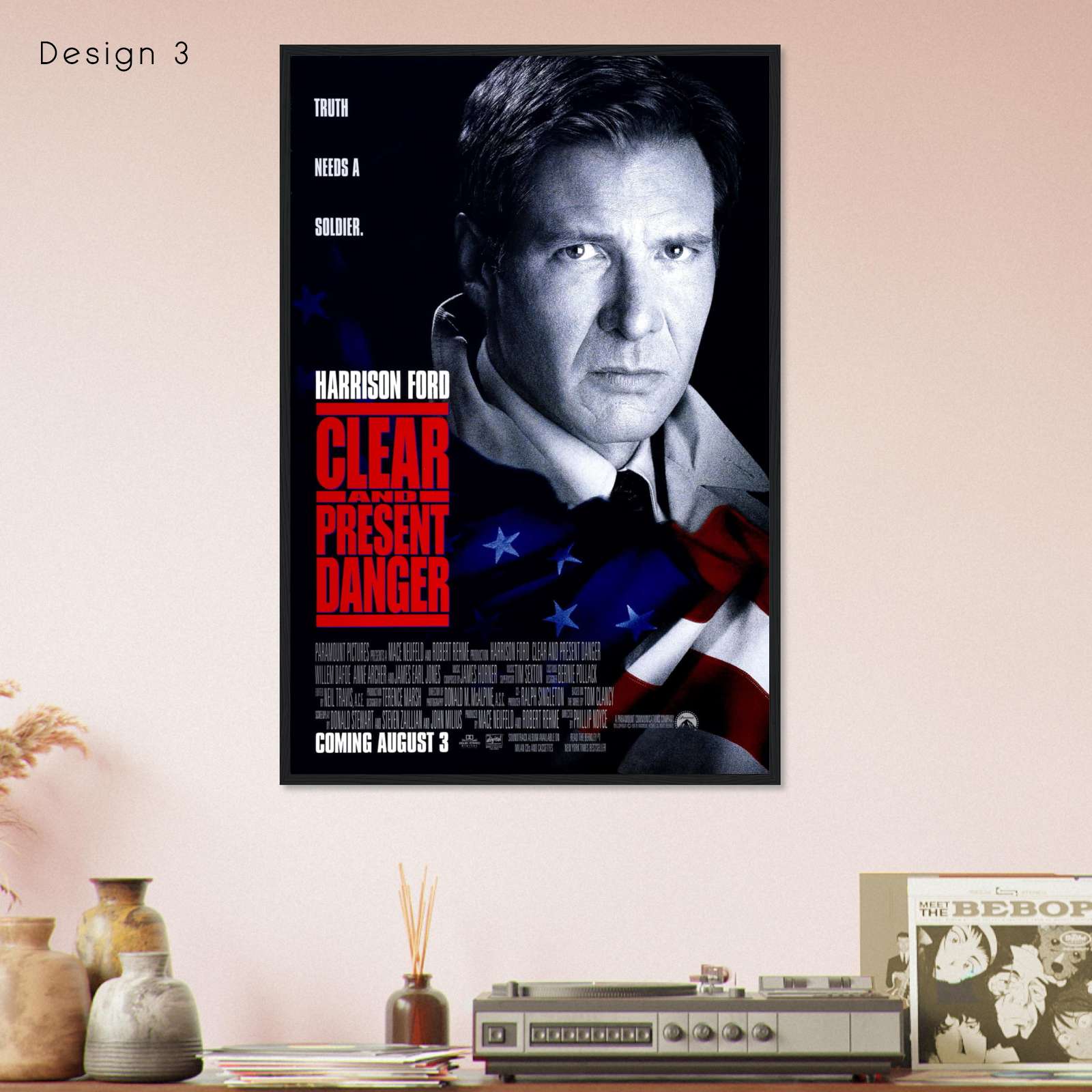 Clear and Present Danger (1994) Movie Poster Print - Citiesbox