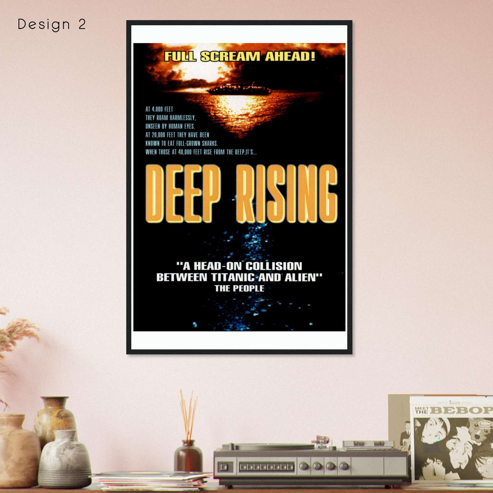 Deep Rising (1998) Movie Poster Print - Citiesbox