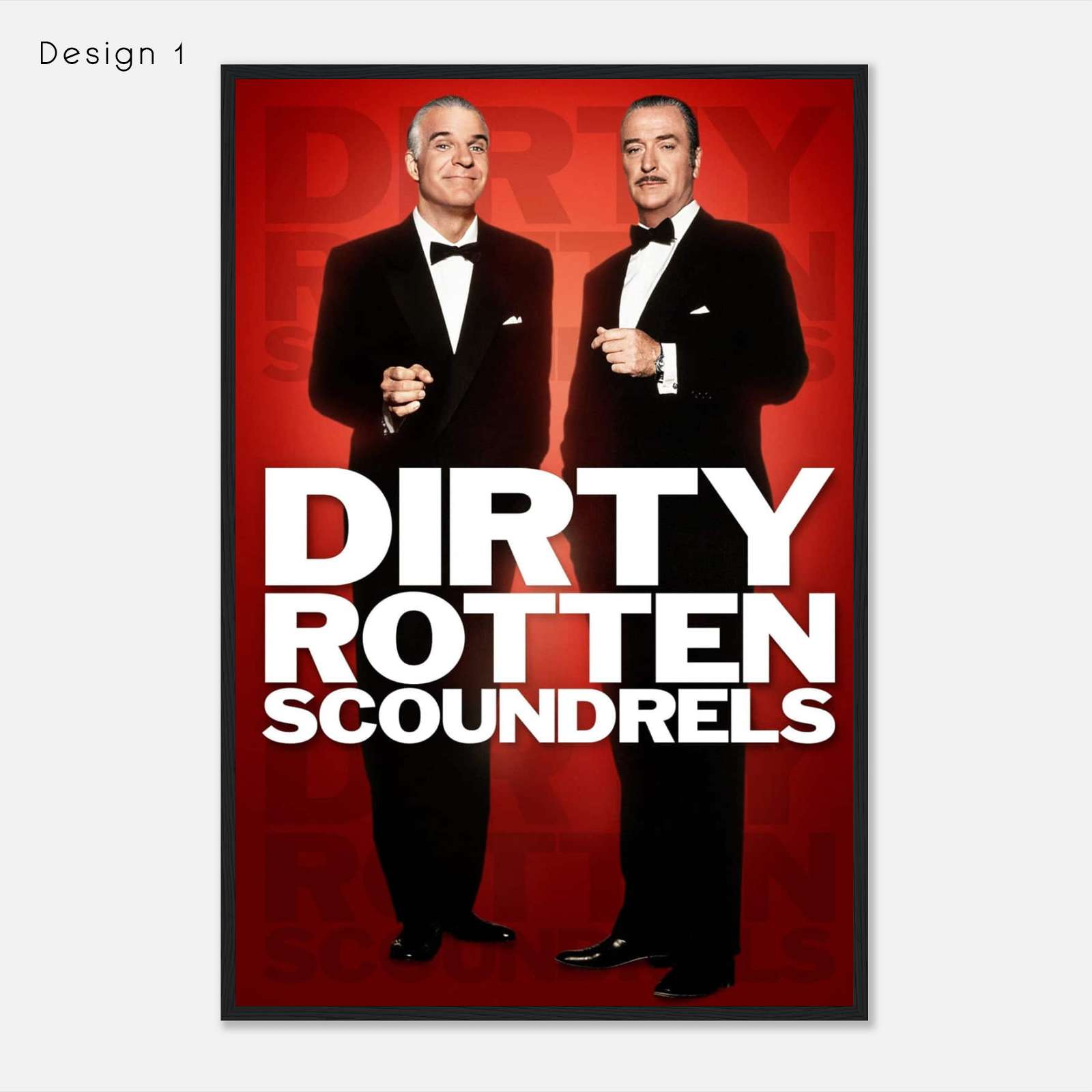 Dirty Rotten Scoundrels (1988) Movie Poster Print - Citiesbox