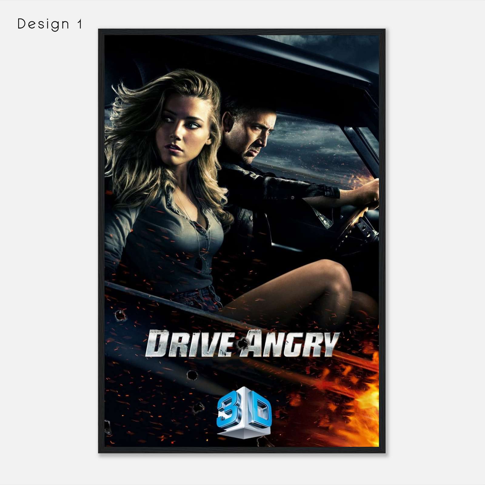 Drive Angry (2011) Movie Poster Print - Citiesbox