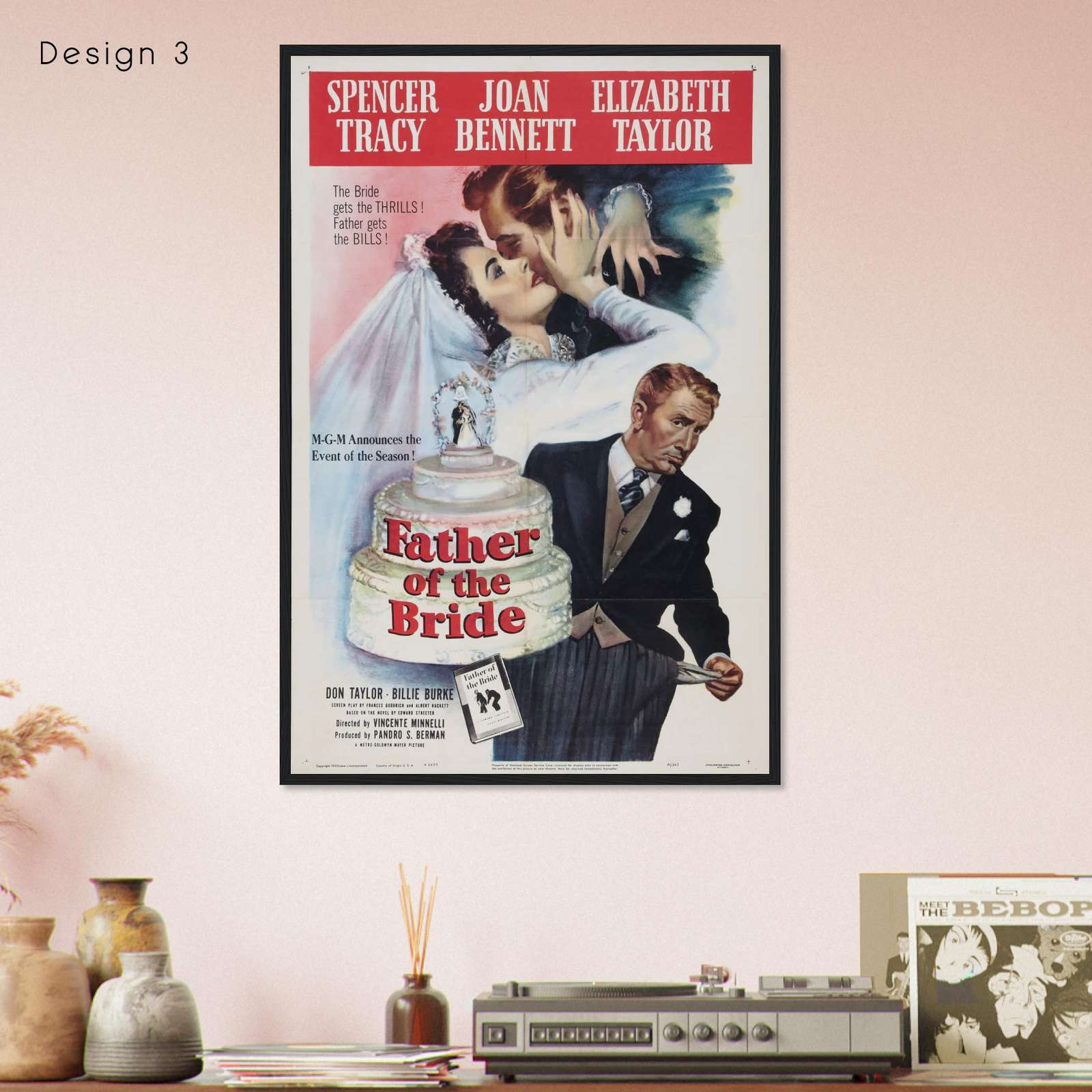 Father of the Bride (1950) Movie Poster Print - Citiesbox