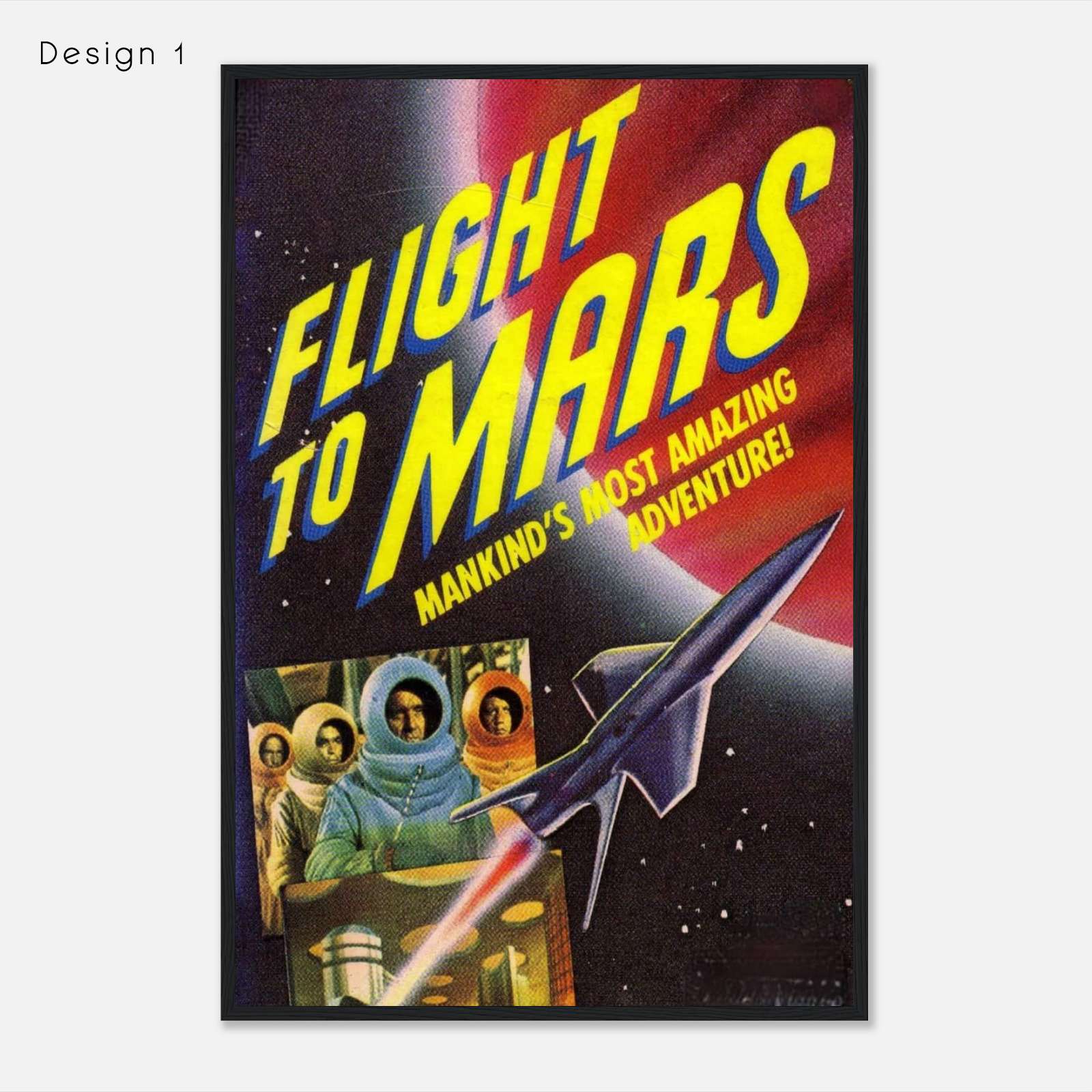 Flight To Mars (1951) Movie Poster Print - Citiesbox