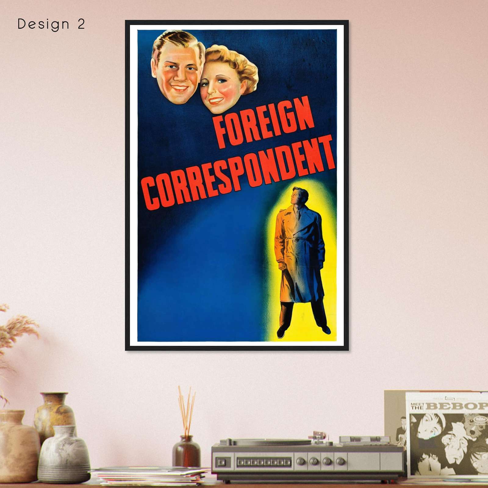 Foreign Correspondent (1940) Movie Poster Print - Citiesbox