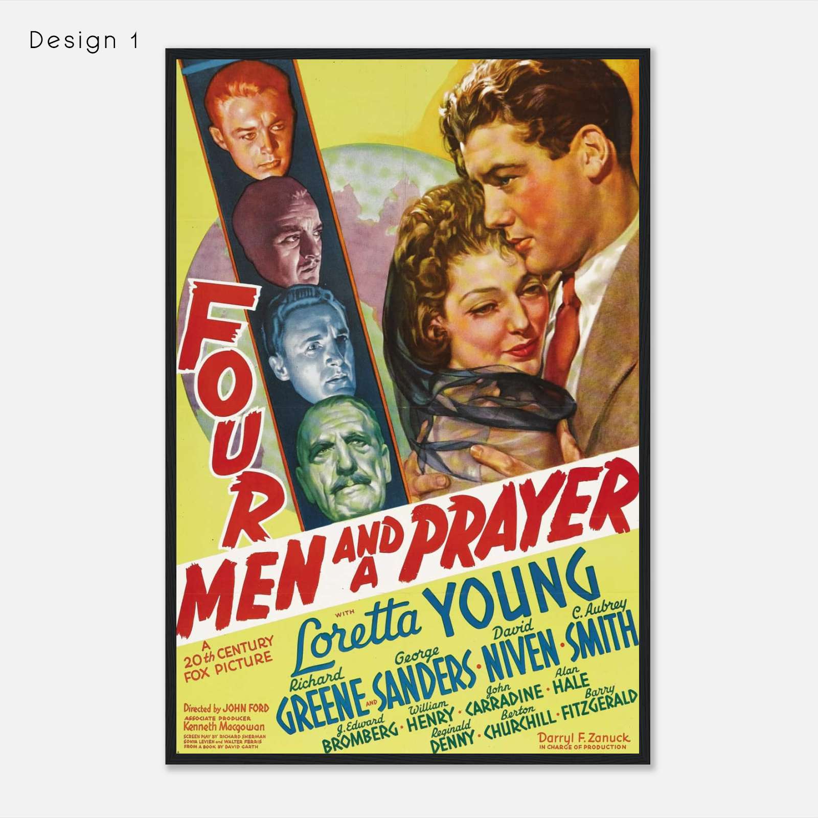Four Men and a Prayer (1938) Movie Poster Print - Citiesbox