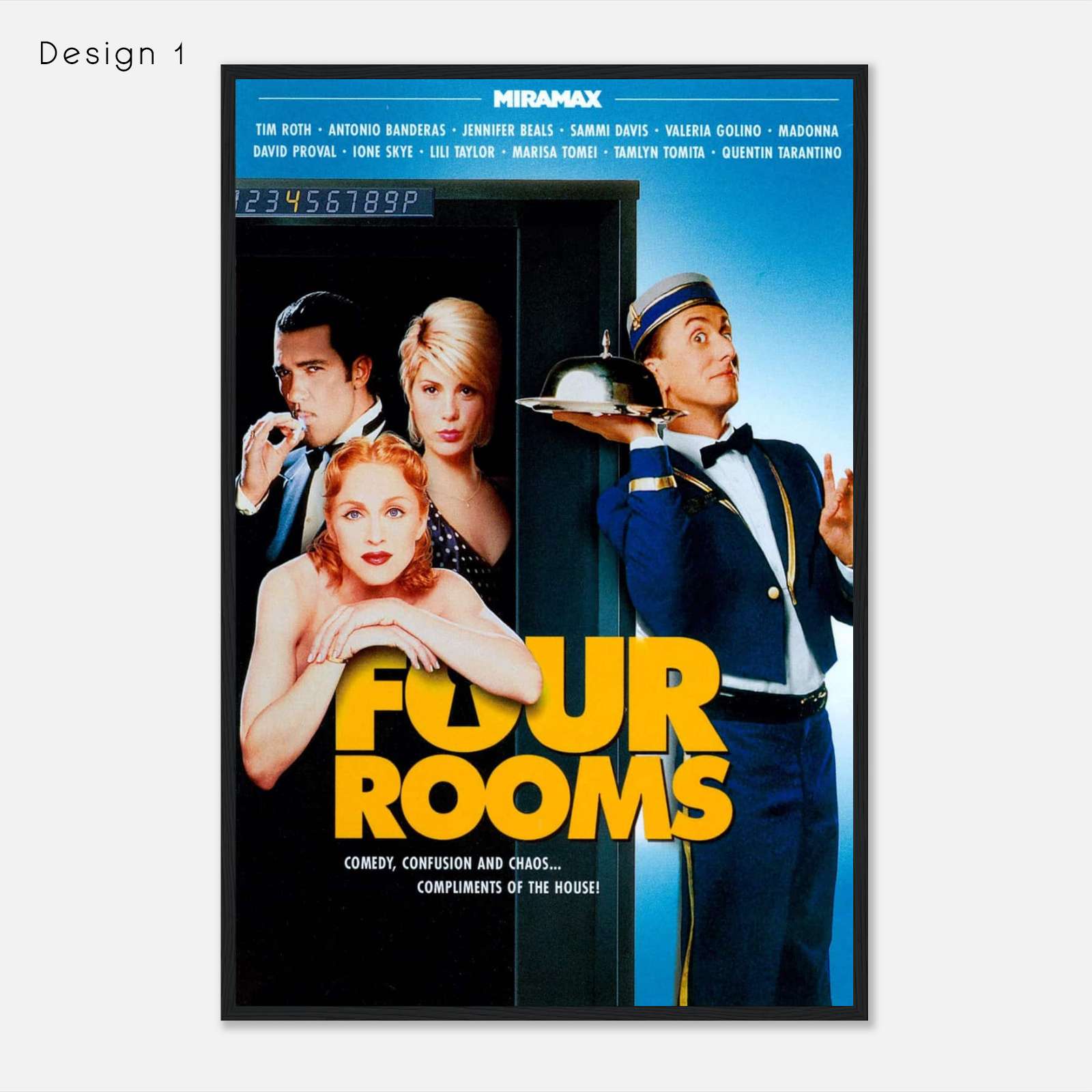 Four Rooms (1995) Movie Poster Print - Citiesbox