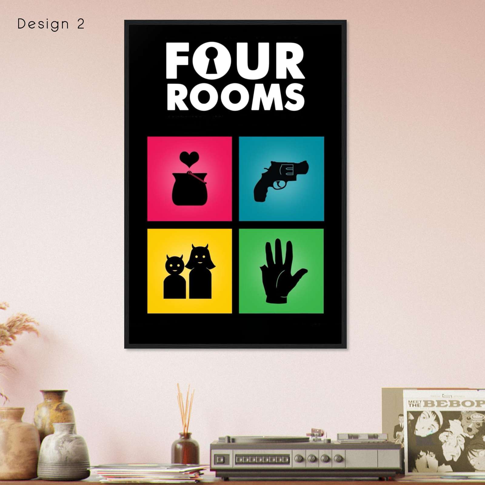 Four Rooms (1995) Movie Poster Print - Citiesbox
