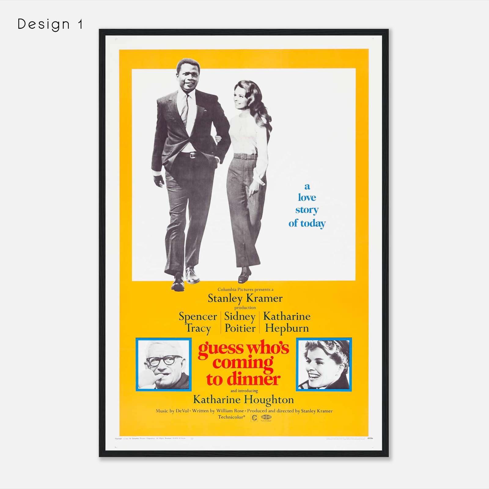 Guess Who's Coming to Dinner (1967) Movie Poster Print - Citiesbox
