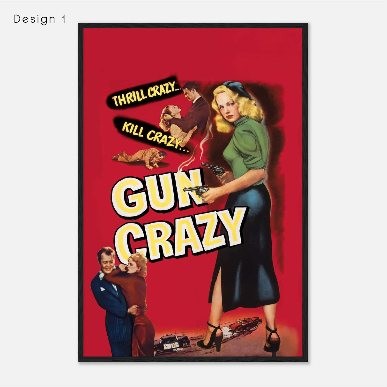 Gun Crazy (1950) Movie Poster Print - Citiesbox