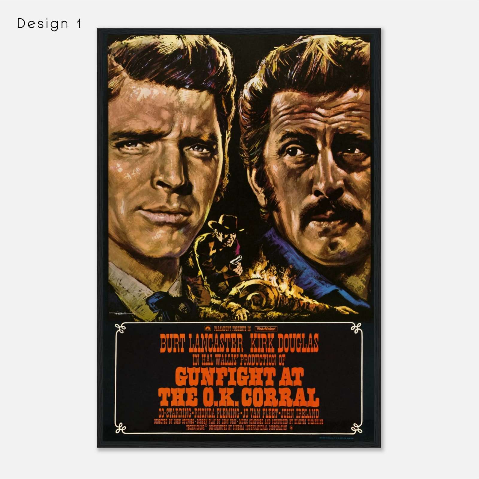 Gunfight at the O.K. Corral (1957) Movie Poster Print - Citiesbox