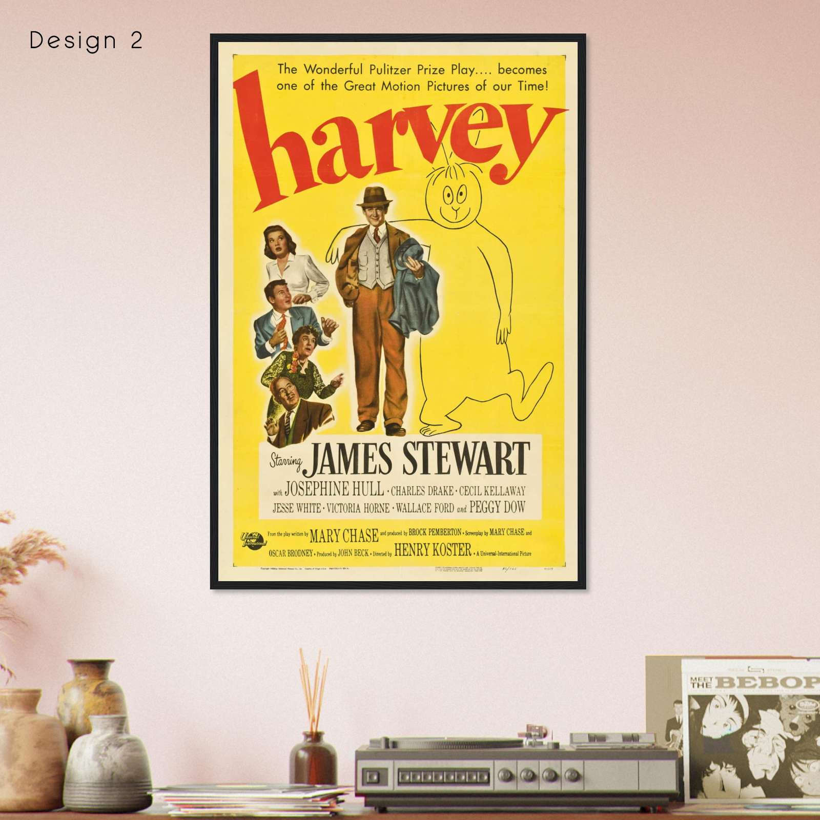 Harvey (1950) Movie Poster Print - Citiesbox