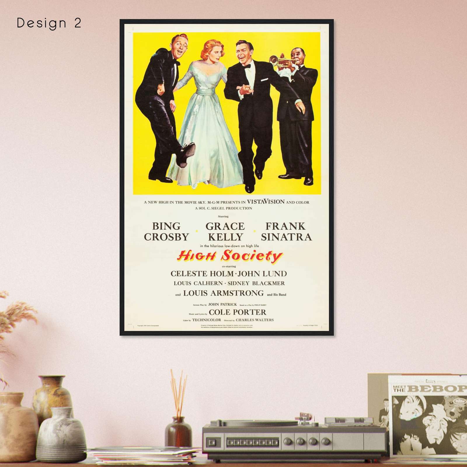 High Society (1956) Movie Poster Print - Citiesbox
