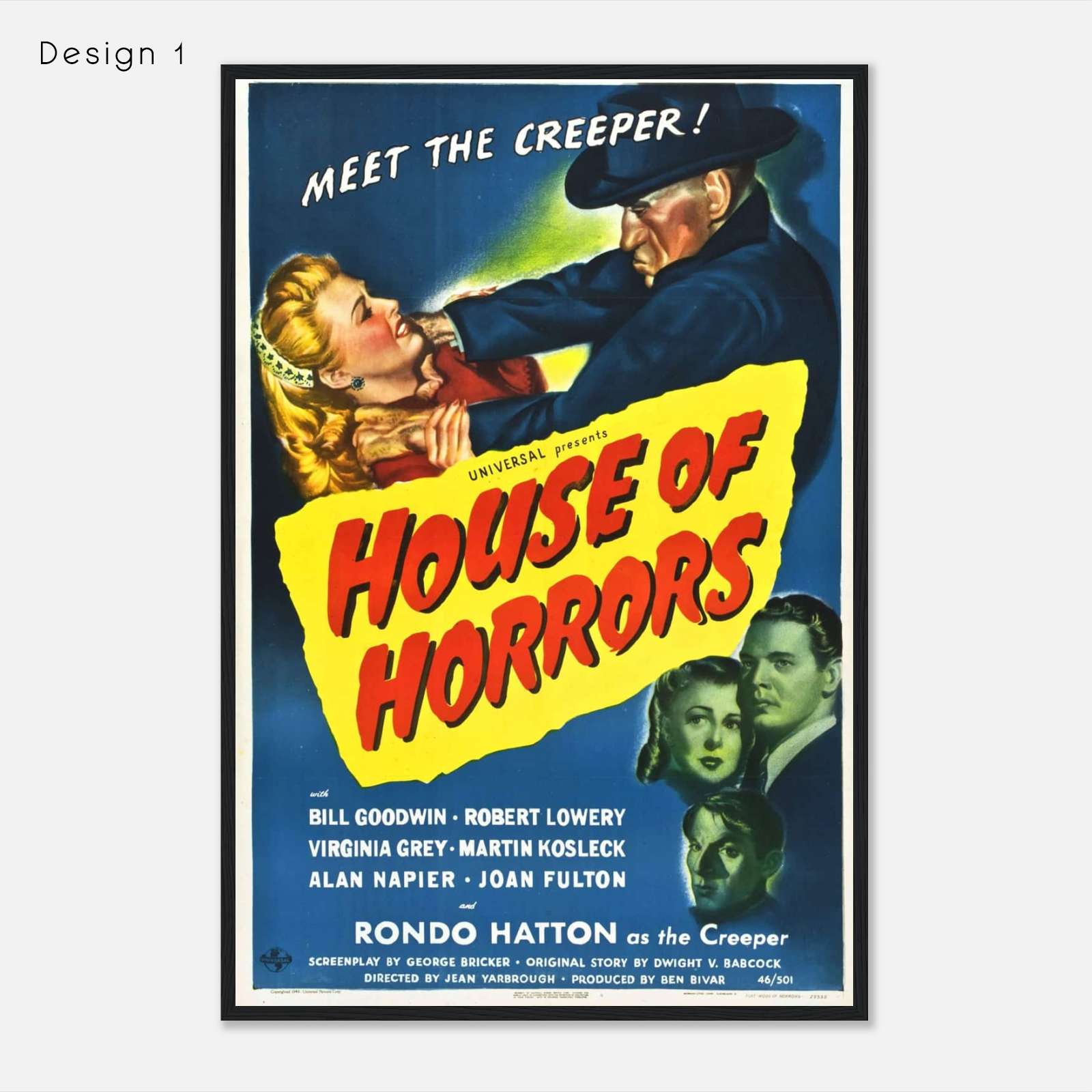 House of Horrors (1946) Movie Poster Print - Citiesbox
