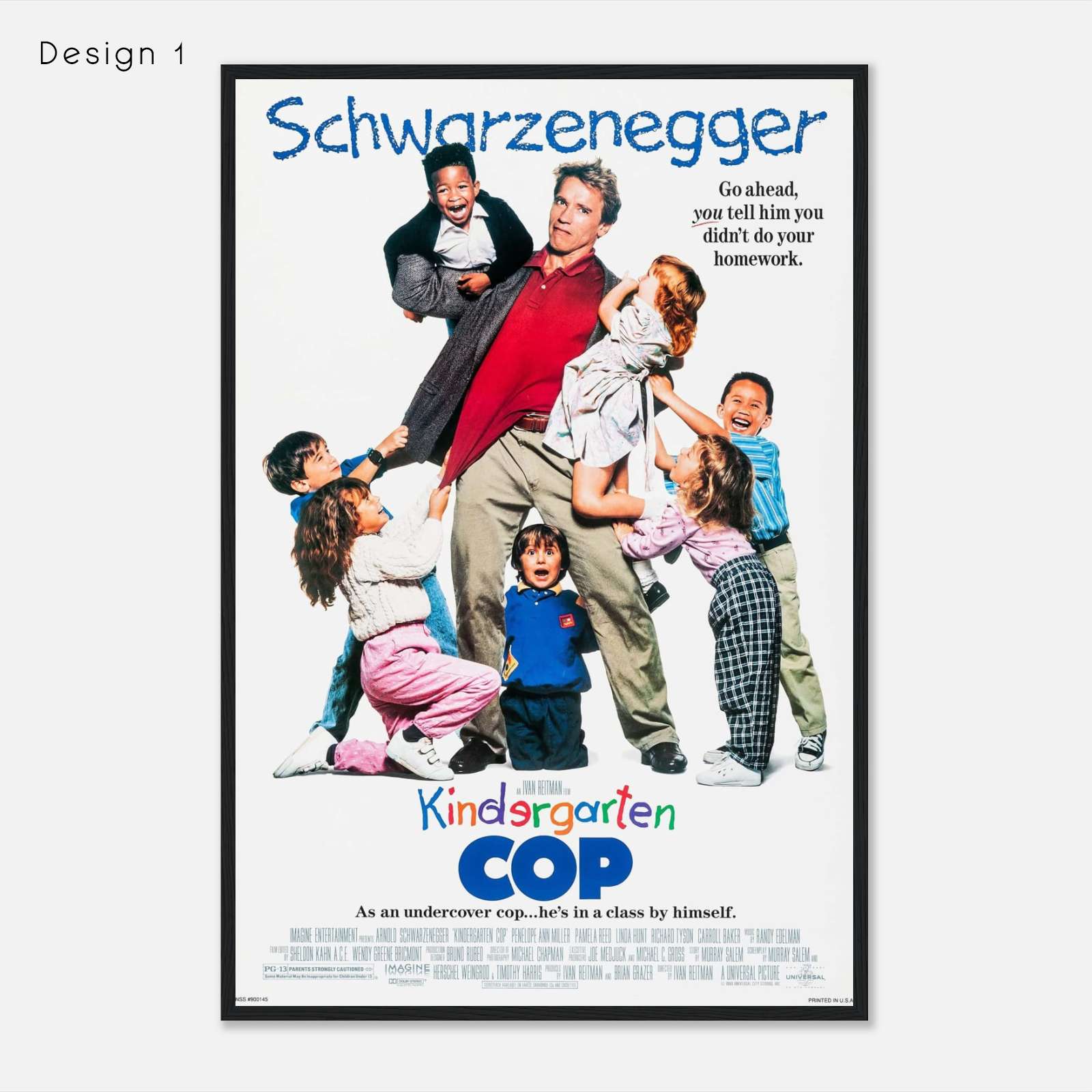 Kindergarten Cop (1990) Movie Poster Print - Citiesbox