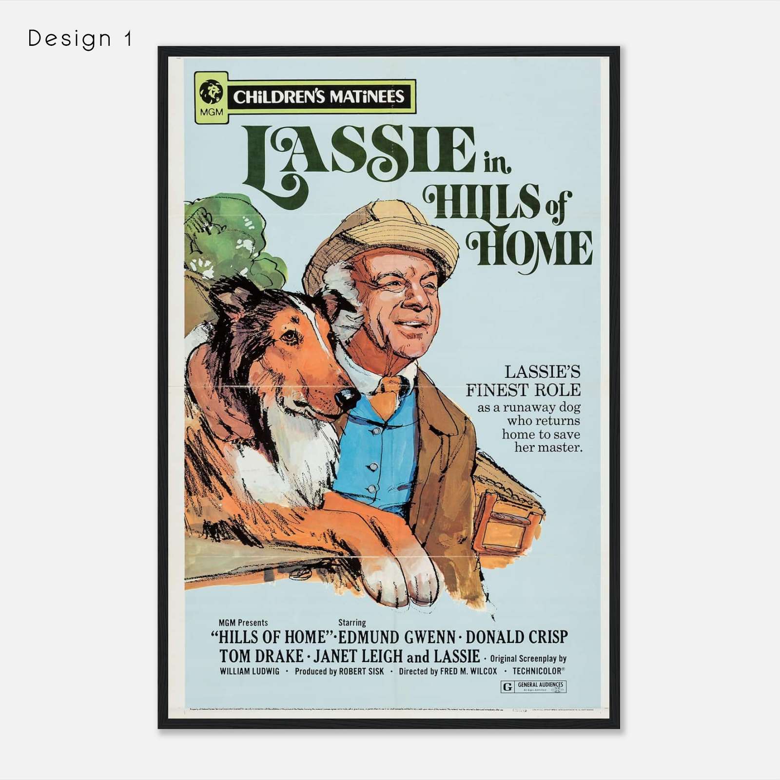 Lassie Come Home (1943) Movie Poster Print - Citiesbox